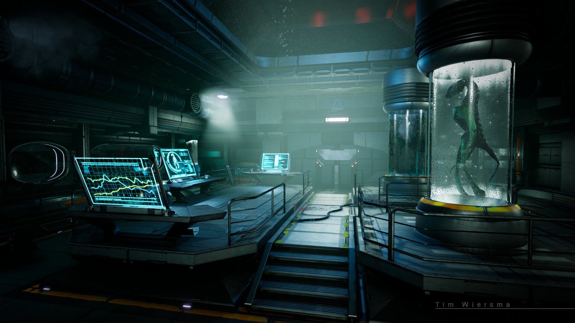 Tim Wiersma - Aquatilia - Deserted underwater science lab