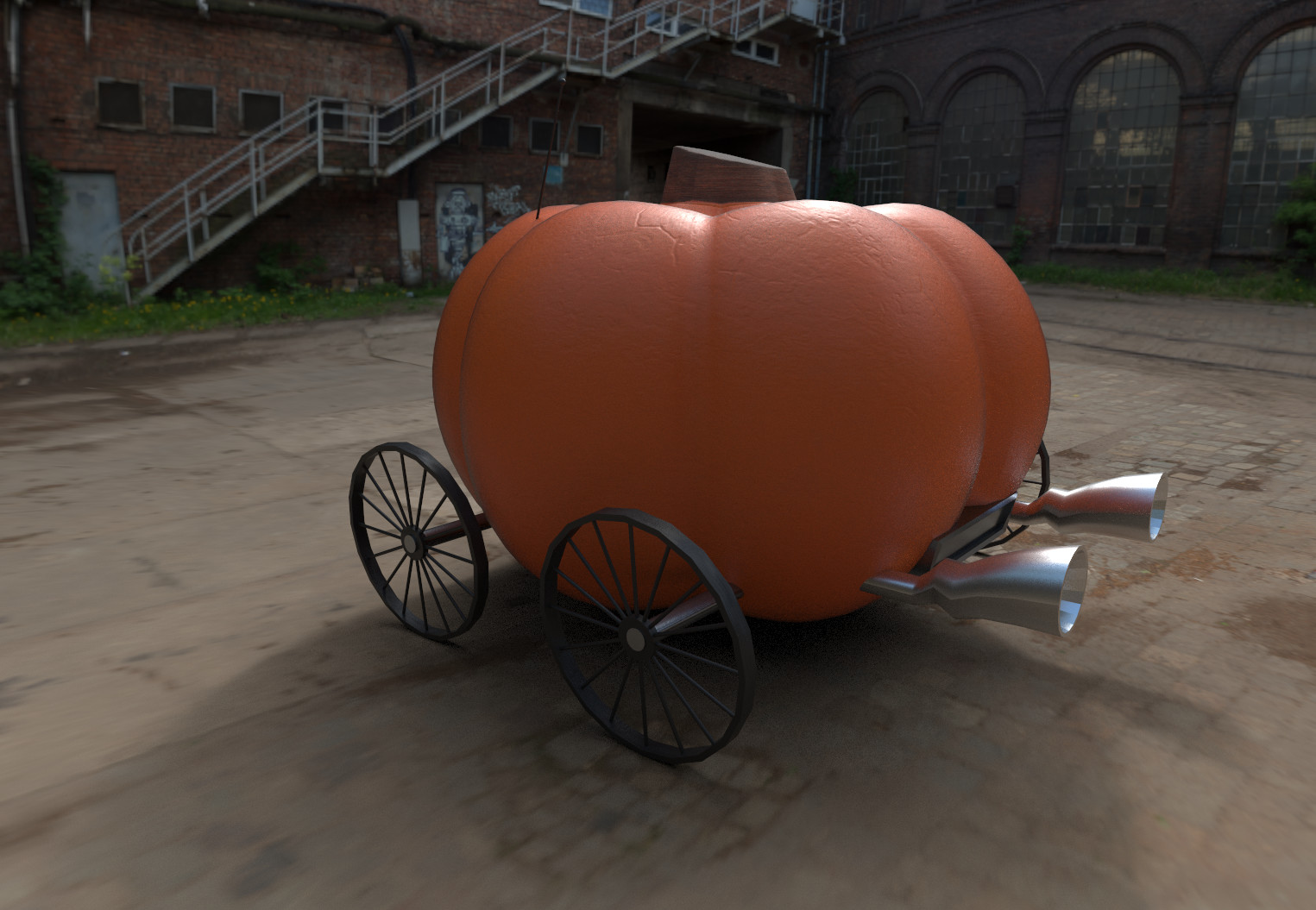 Tony Dimmock-McGarr - Pumpkin Car - Mechanical Asset Creation
