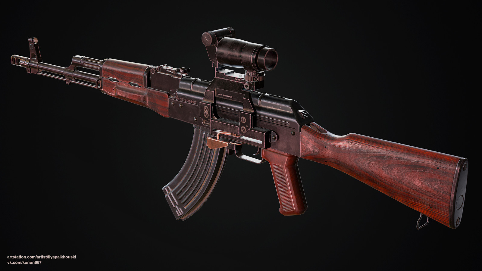 Ilya Palkhouski - AKM + PK-AS scope