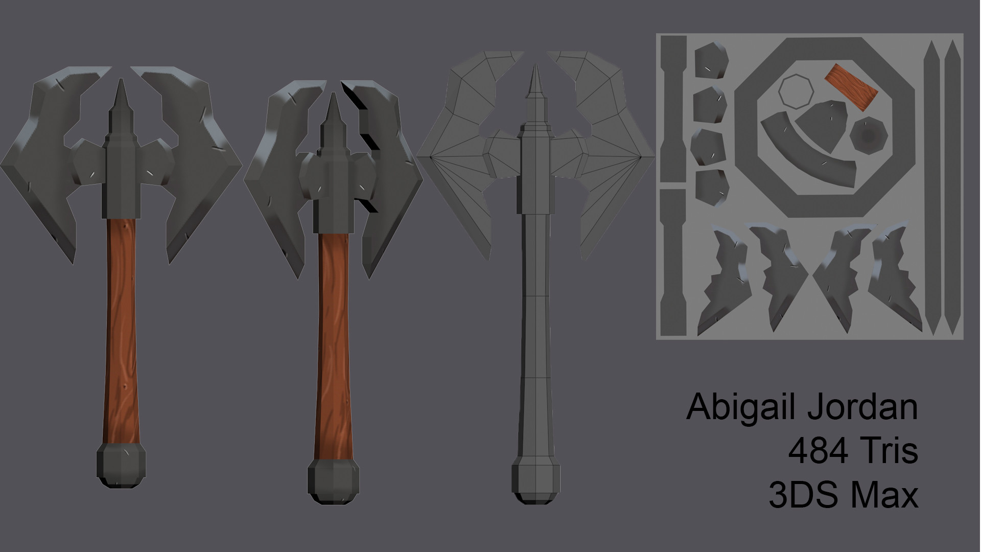 ArtStation - Hand painted axe