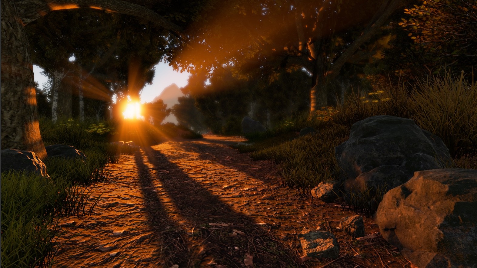 ArtStation - Sunset - Unity level design