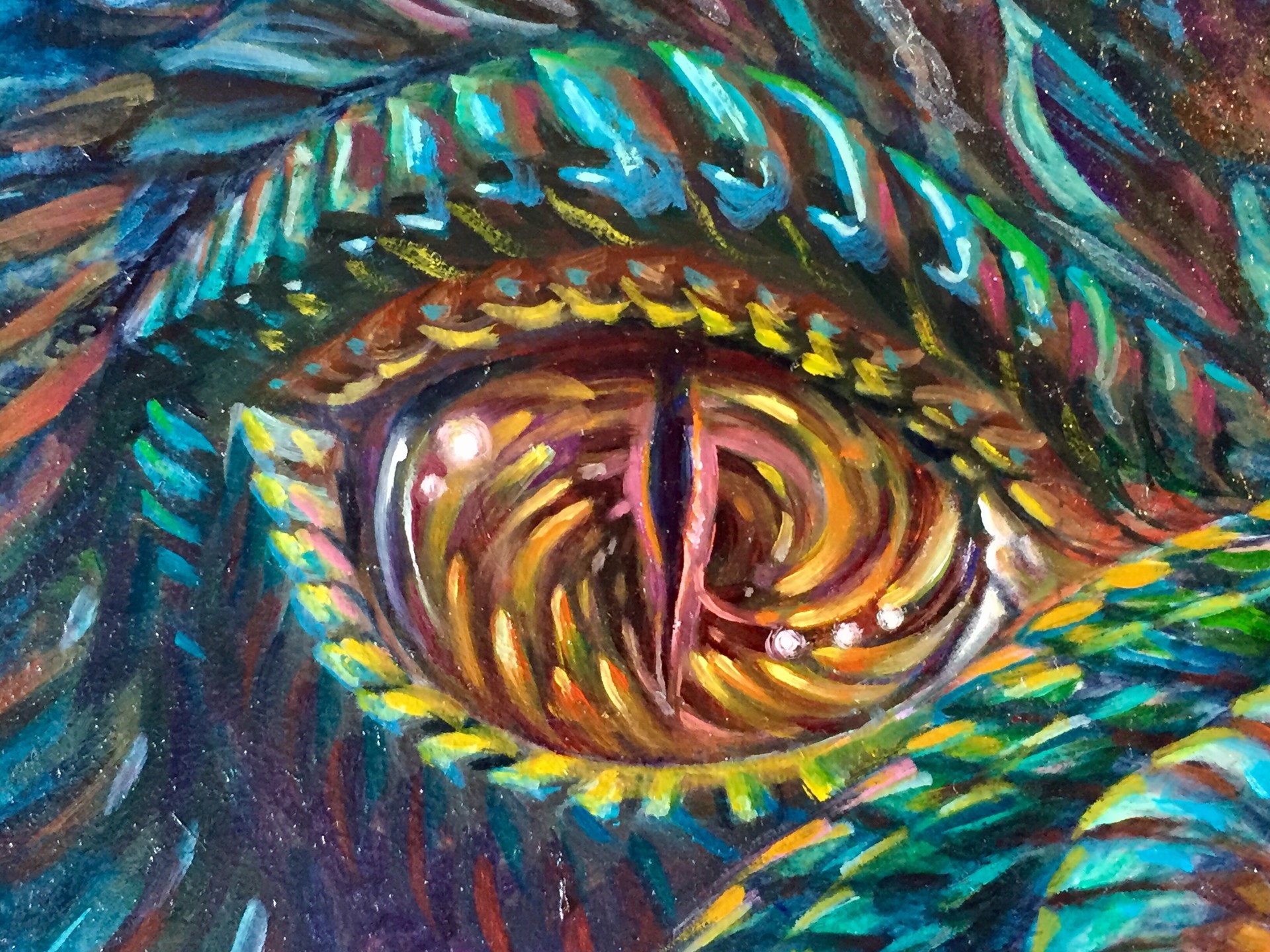 ArtStation - Cosmic dragons eye