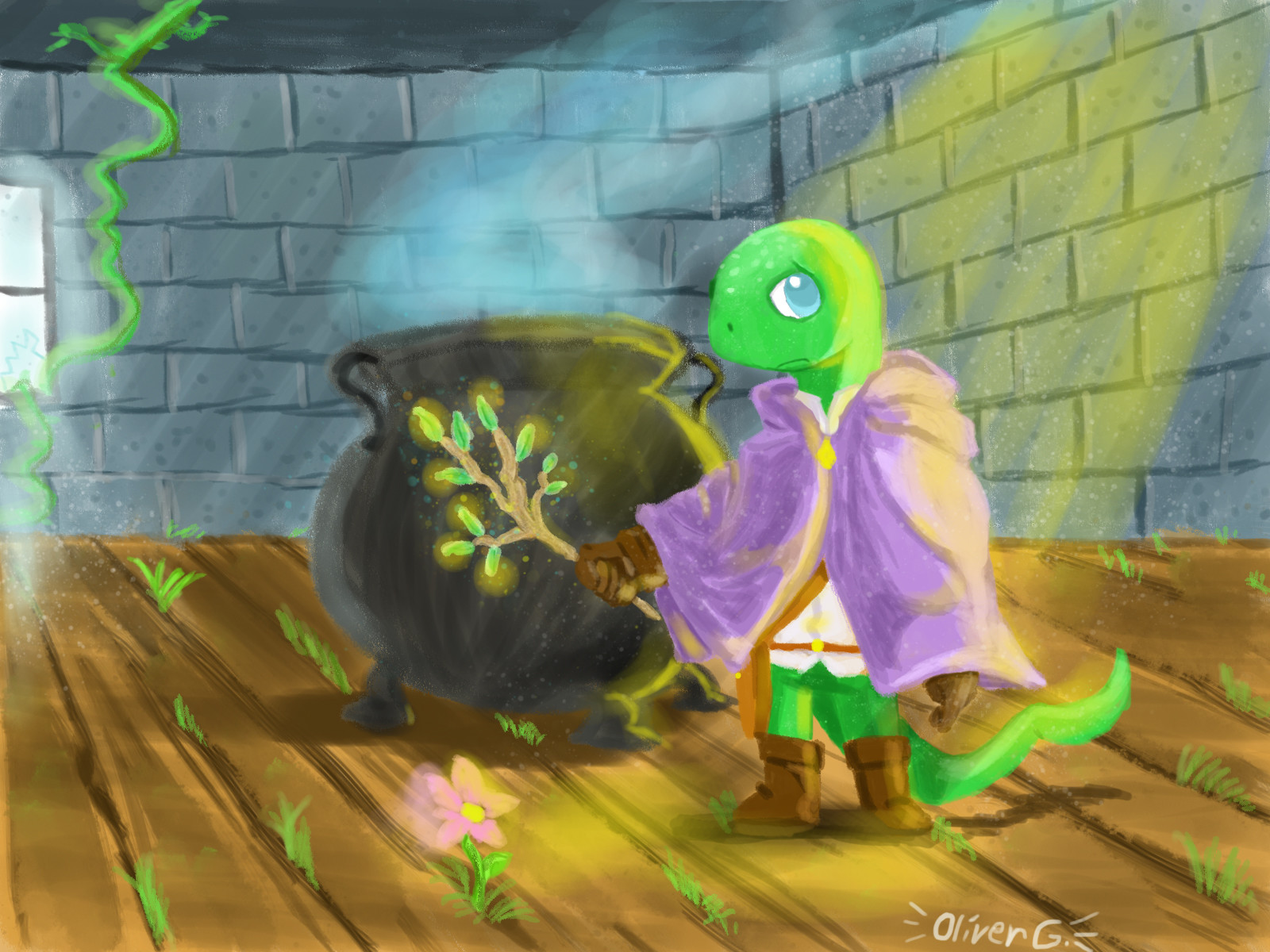 ArtStation - innocent cursed wizard