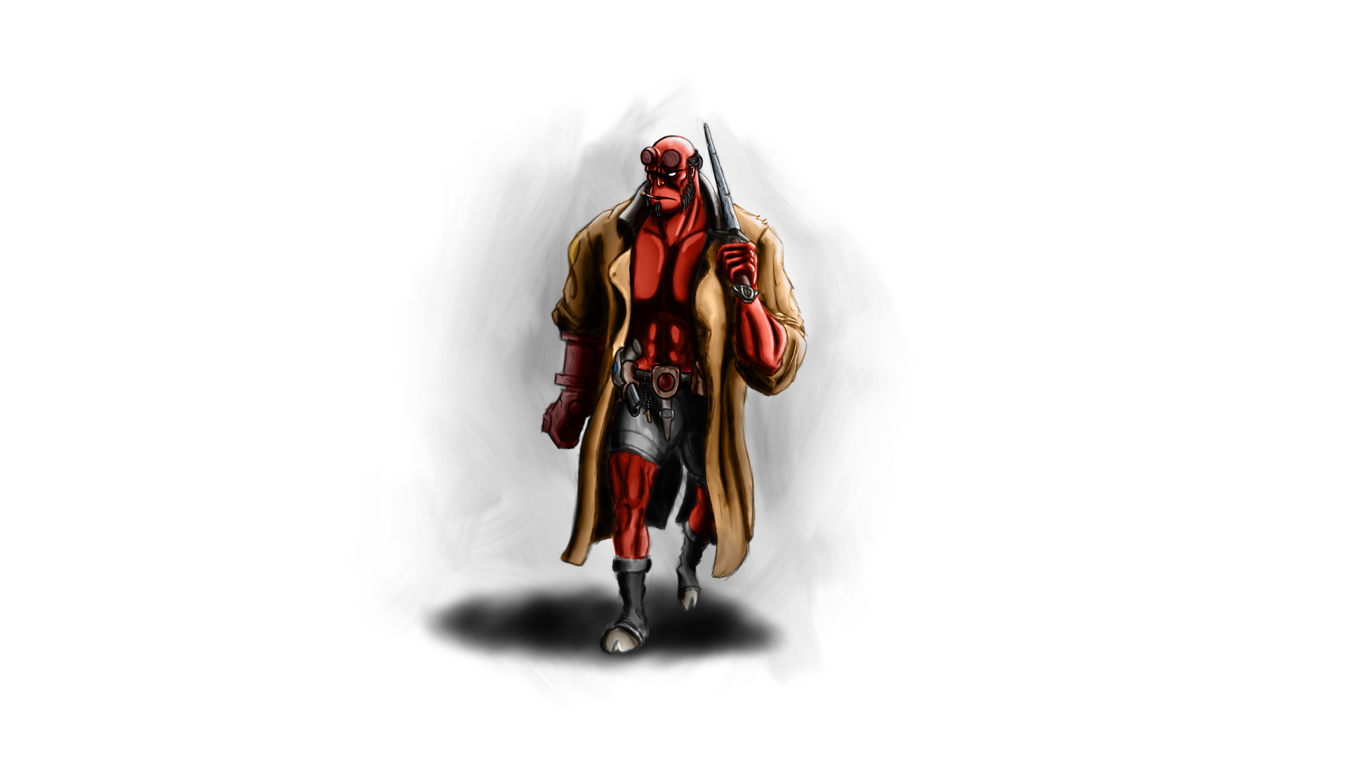 ArtStation - HELLBOY Illustration