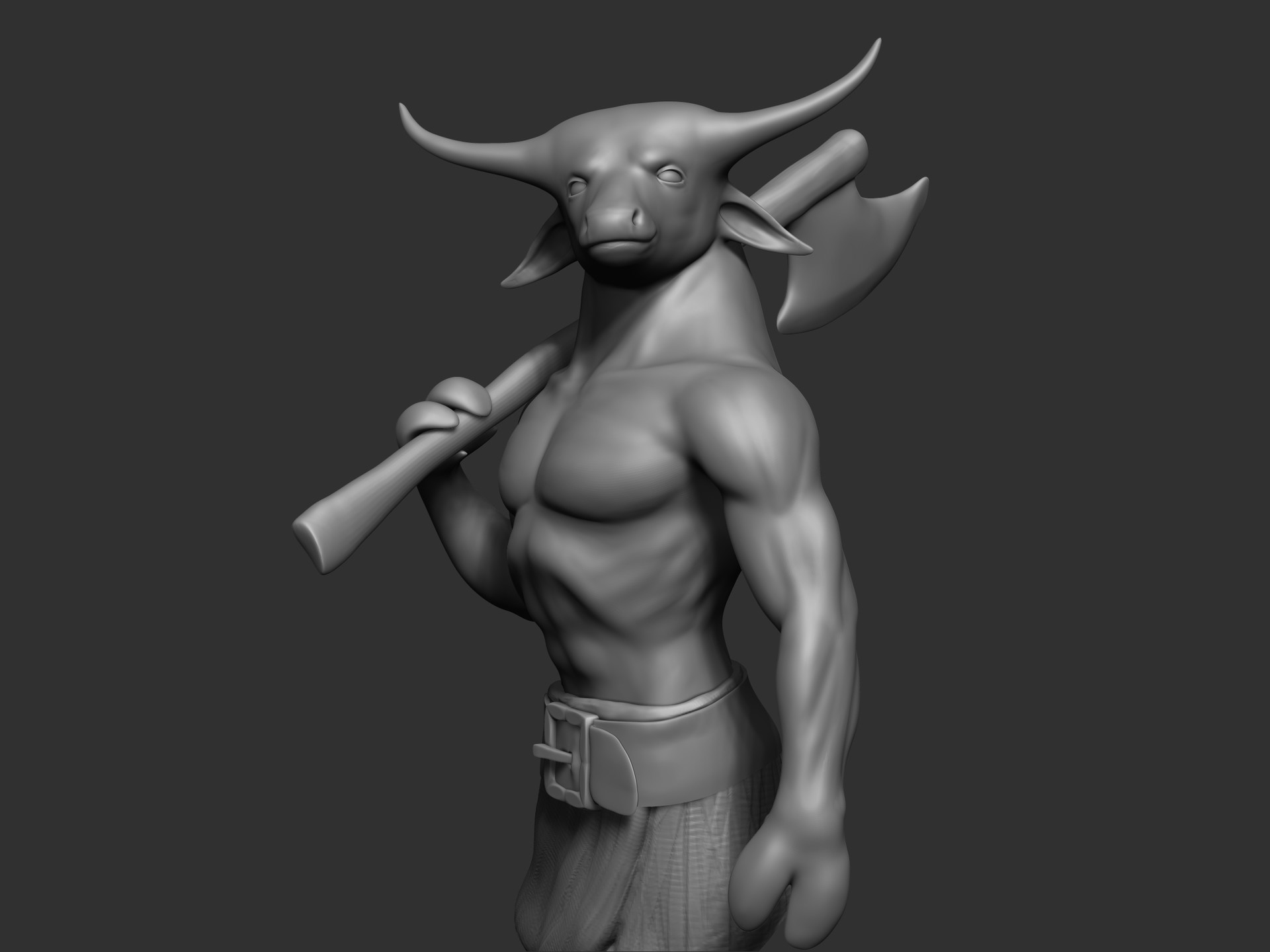 ArtStation - bull character