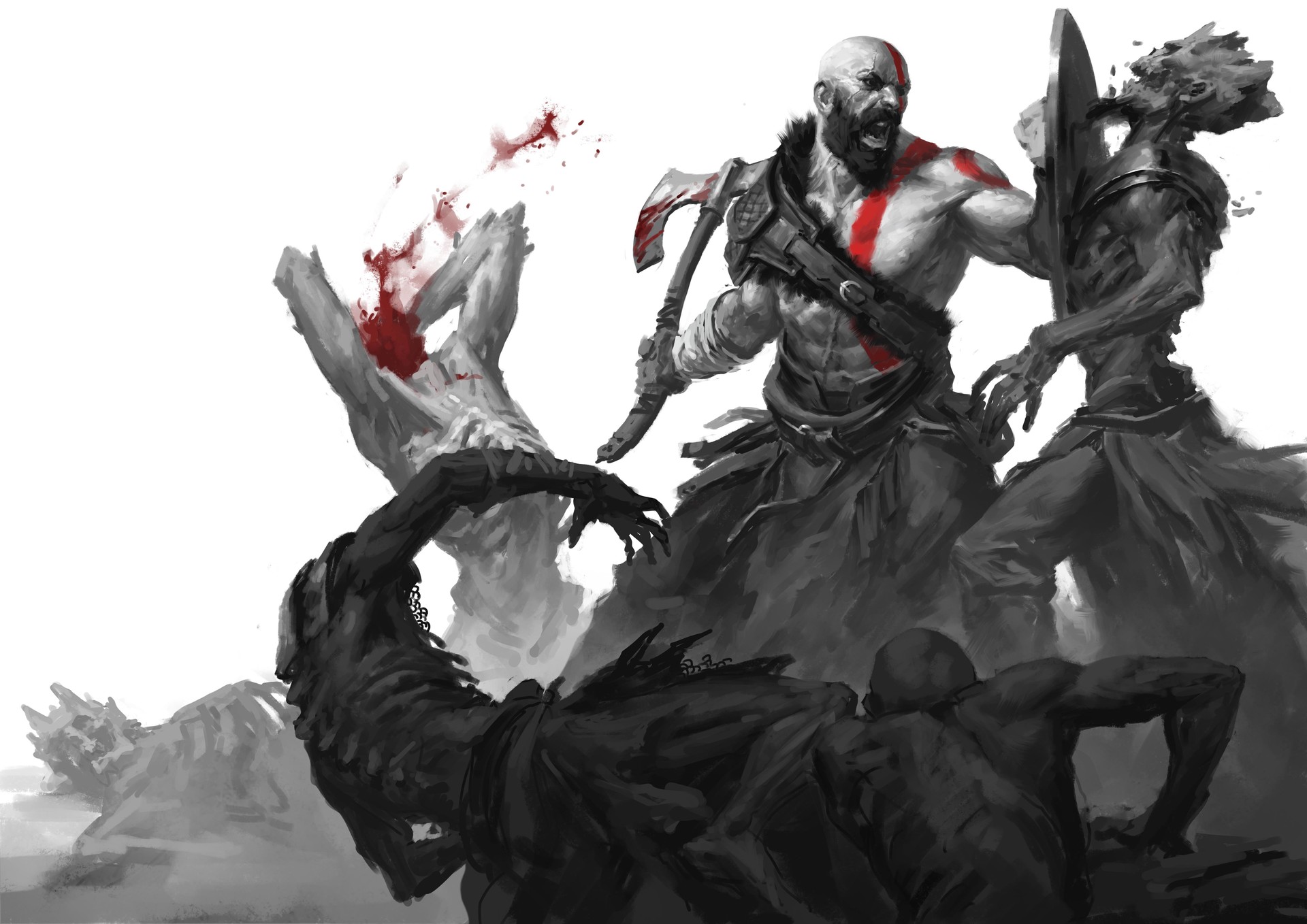 johan grenier - God of War art