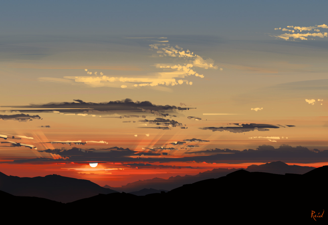 ArtStation - sunset