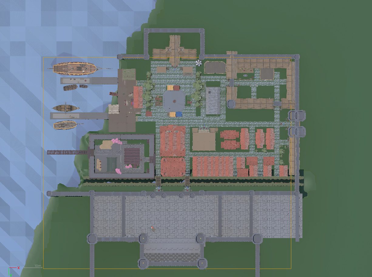 Mark Williams - Honours Project Level Design - Castle Town Level