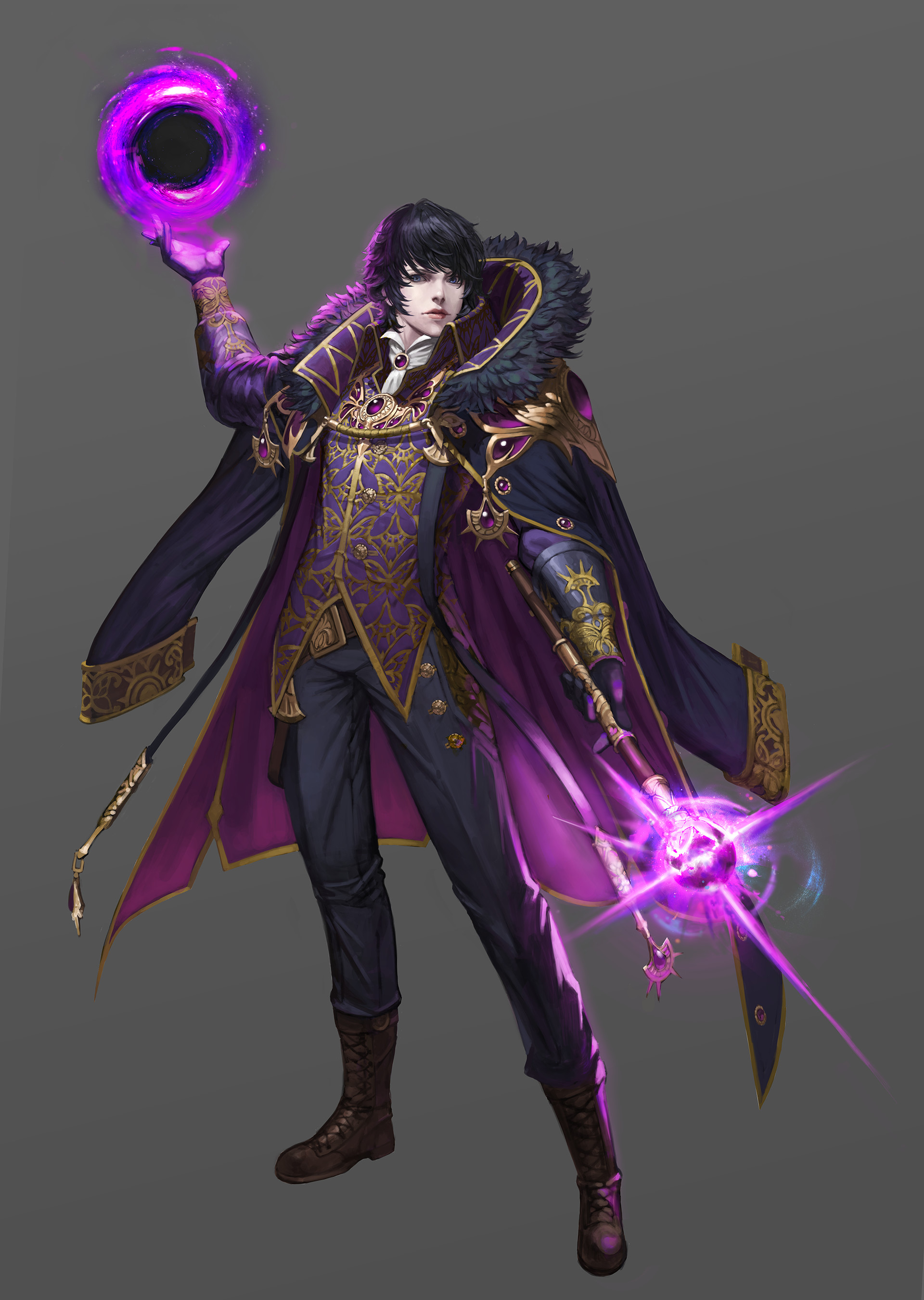 ArtStation - Illusion wizrd_wizzard of void