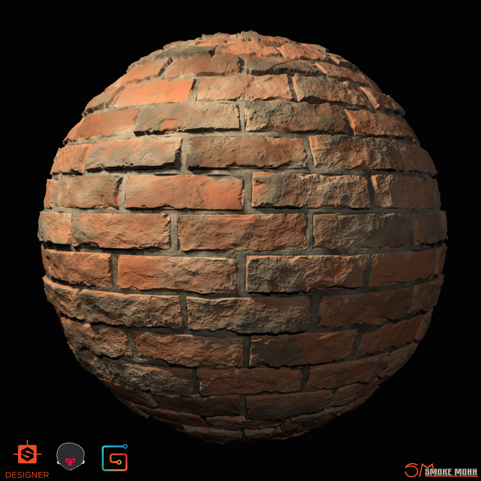 ArtStation - SM Brick wall 02 material