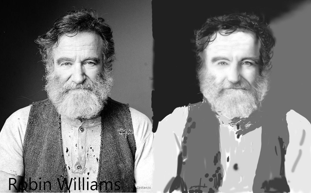 ArtStation - Robin_Williams_Portrait