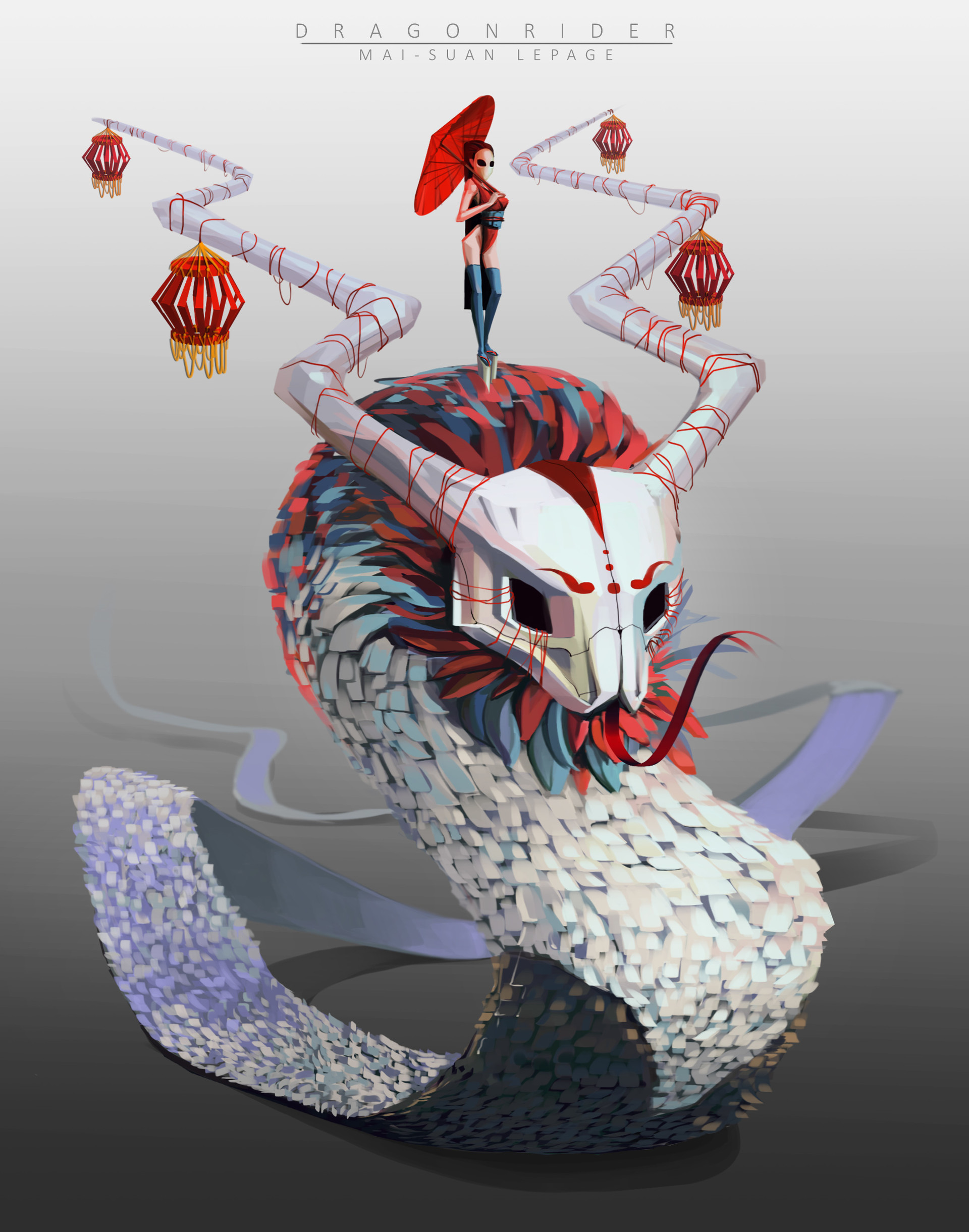 ArtStation - Flat Dragon