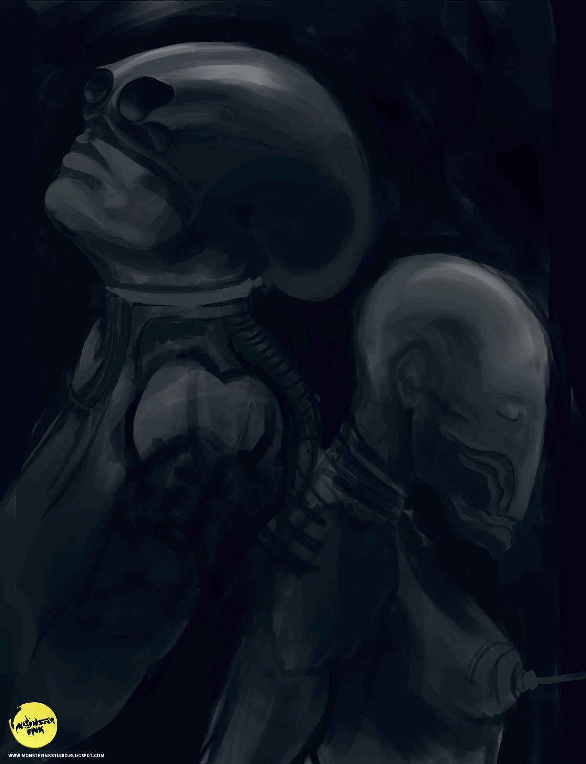 Monster Ink - Alien pair