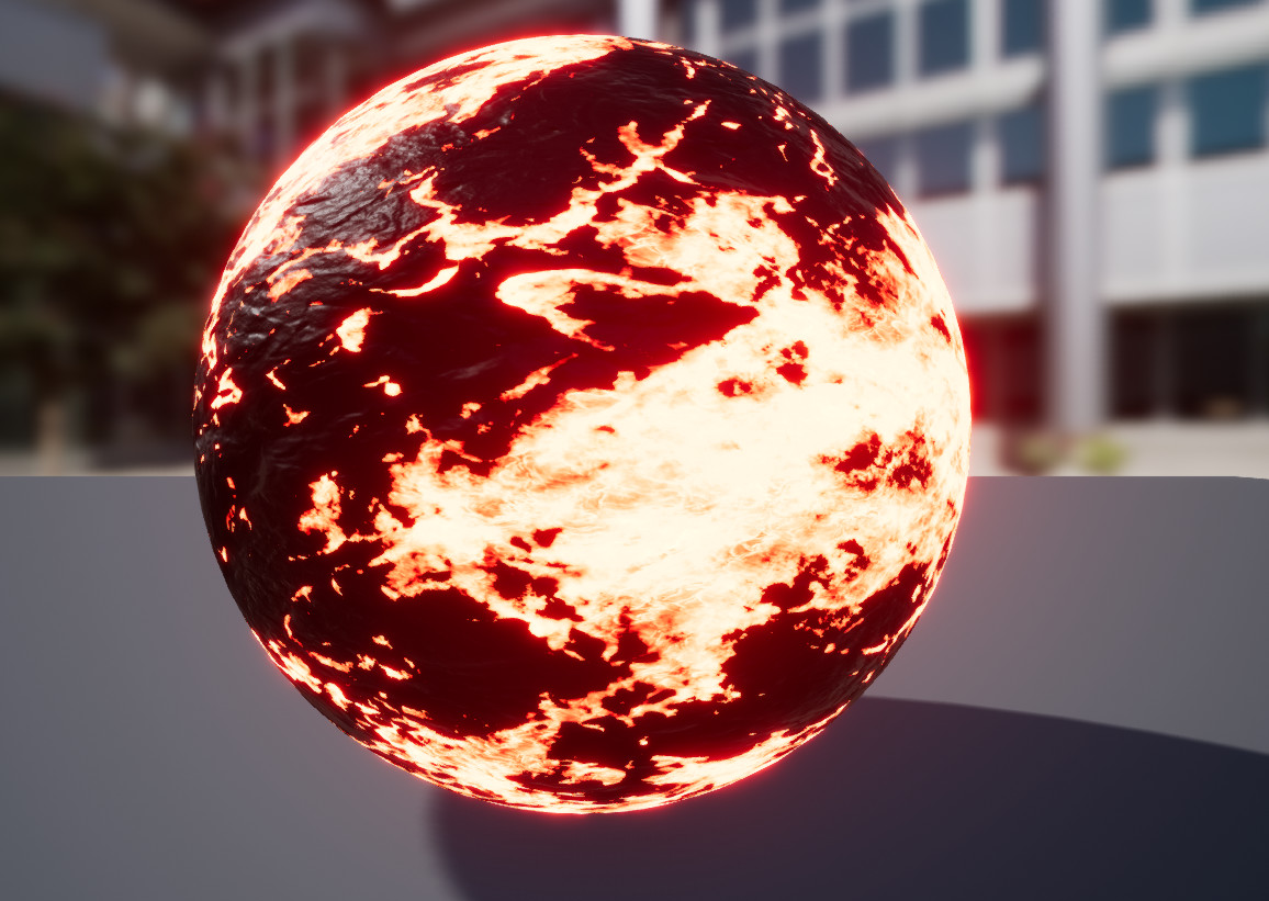 ArtStation - Lava Unreal Material