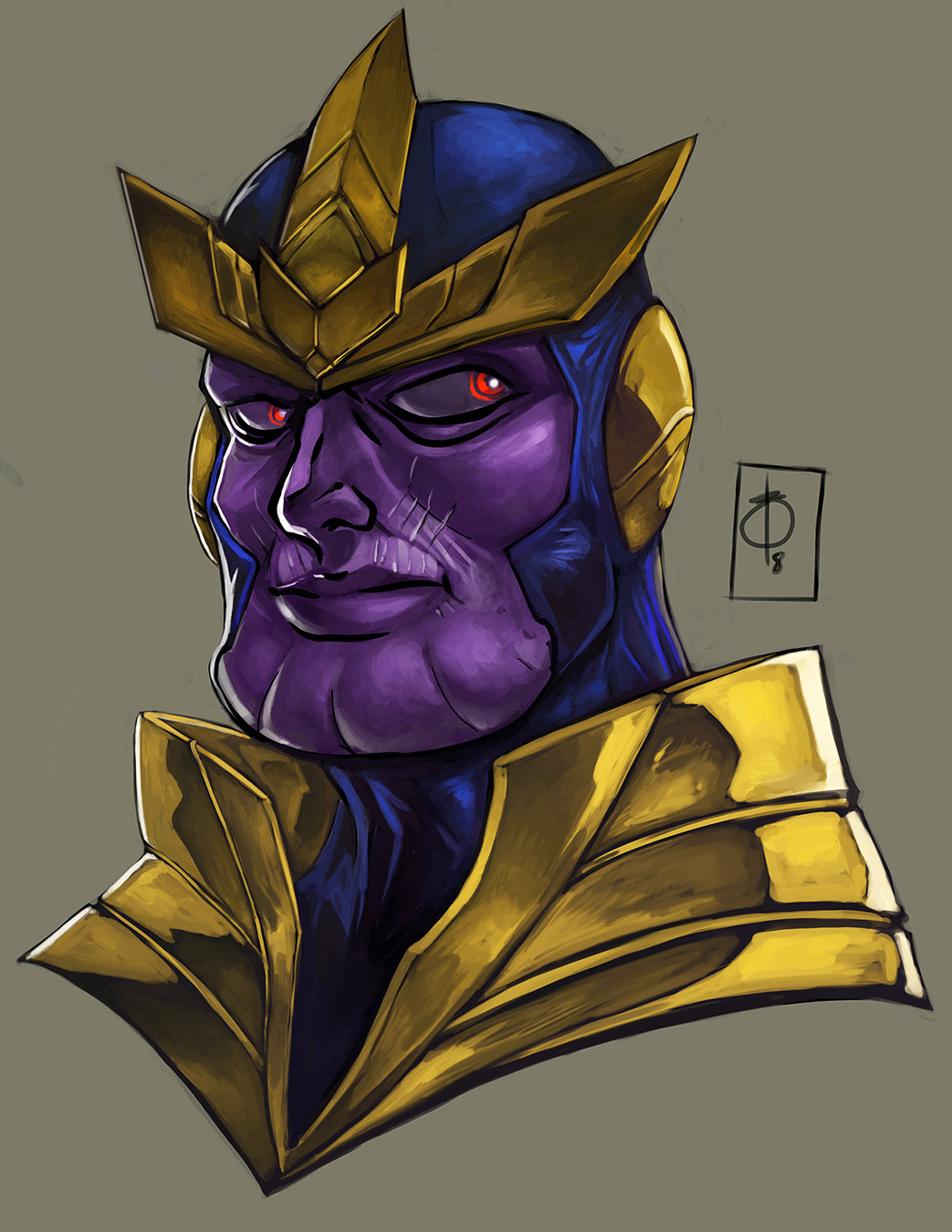 ArtStation - Thanos of Marvel