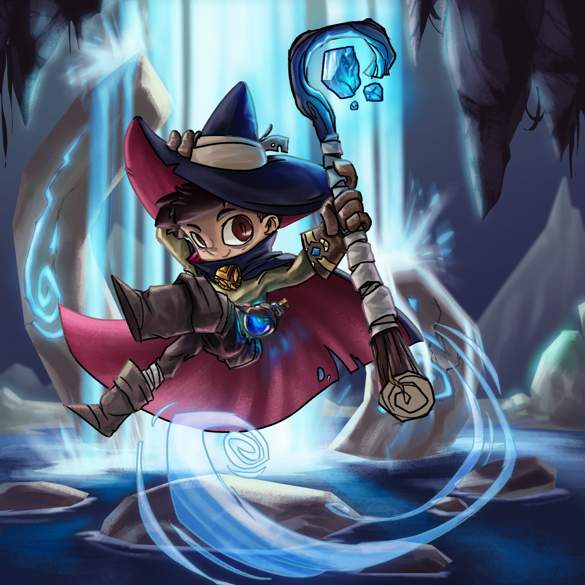 ArtStation - Emyin the Mage Apprentice