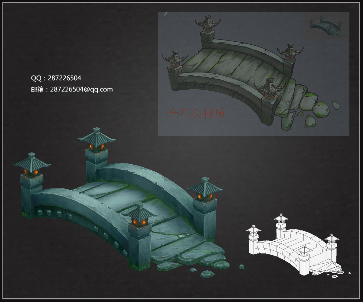 ArtStation - Stone bridge