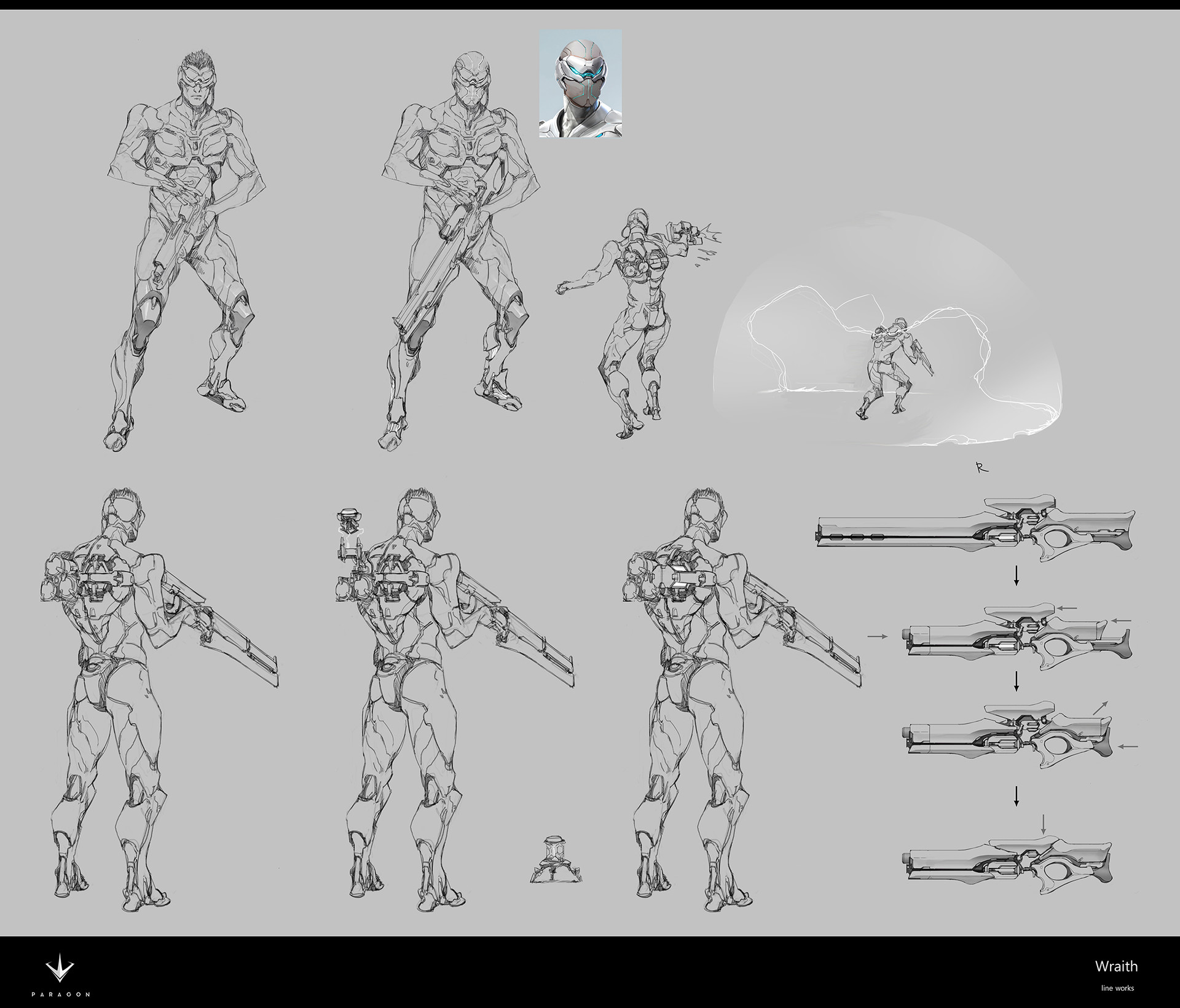 ArtStation - Paragon character Wraith concept