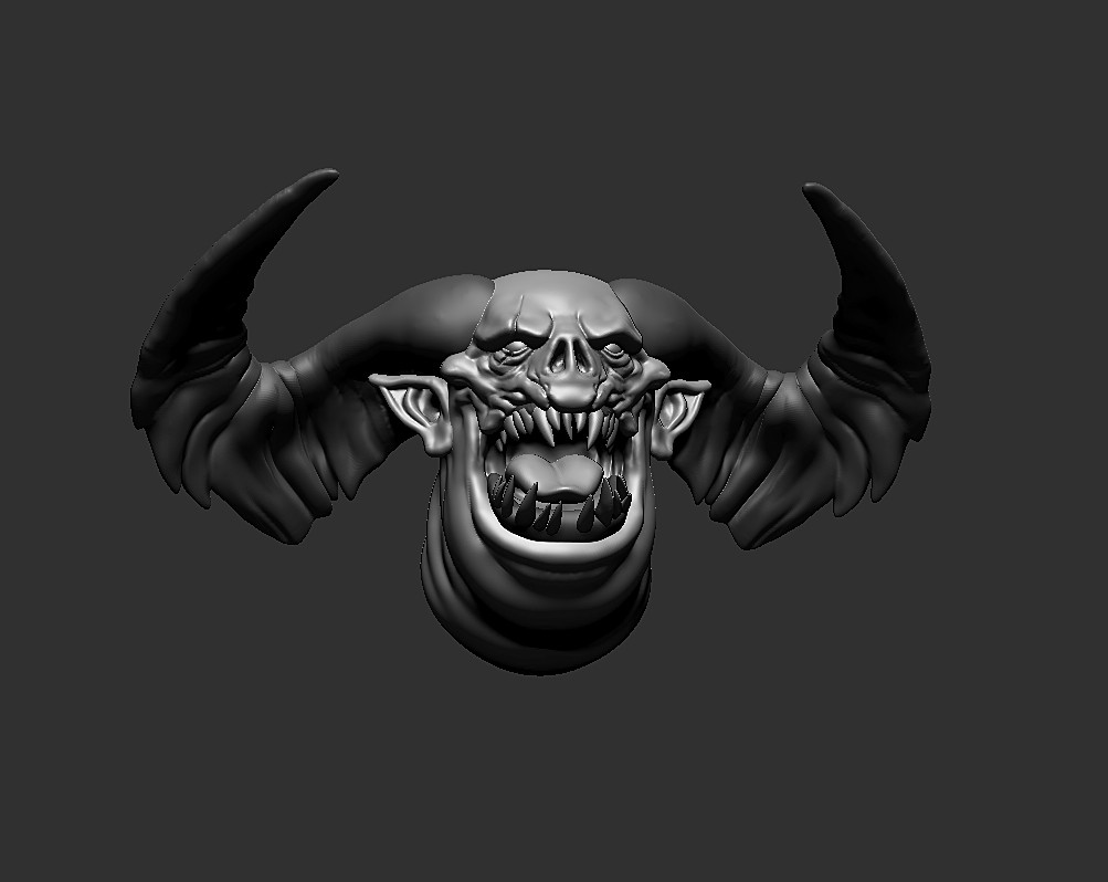 ArtStation - demon head