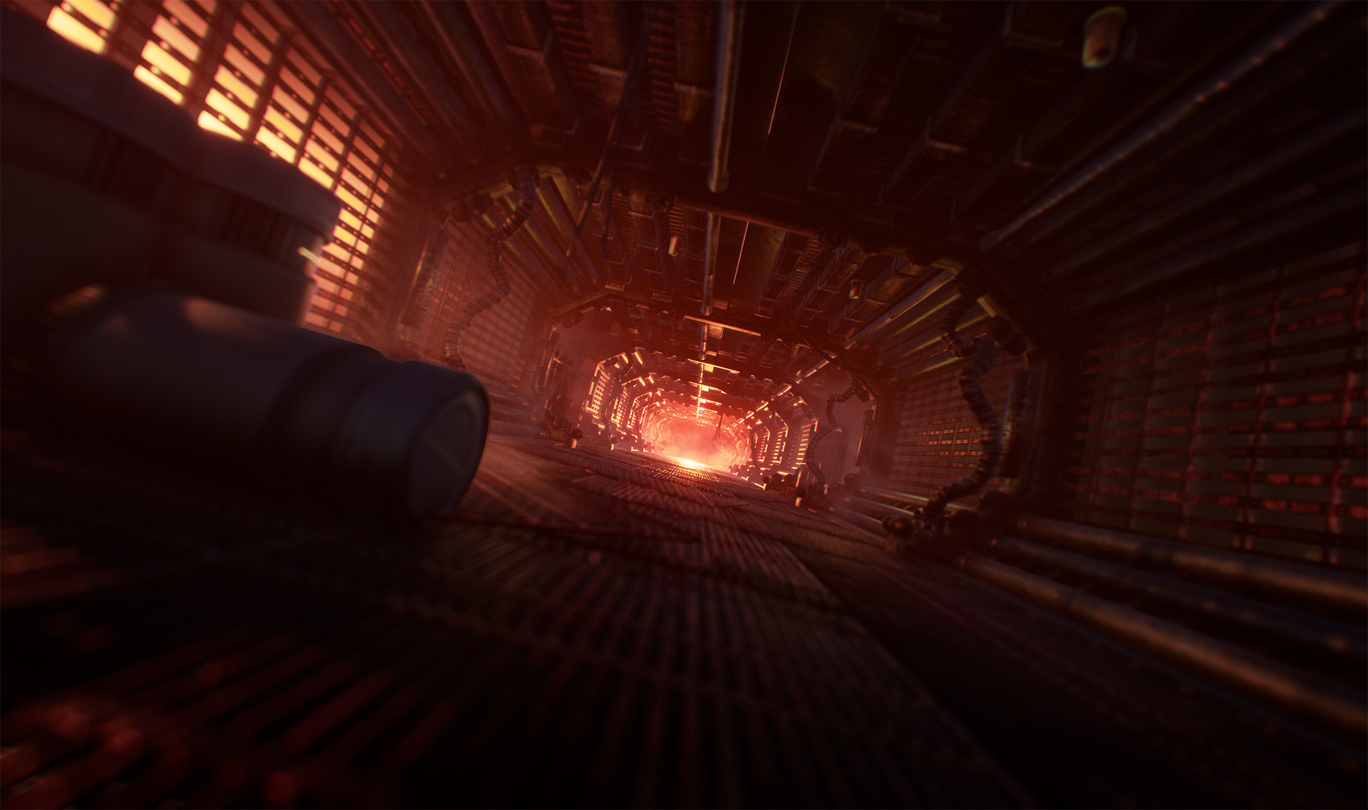 ArtStation - Alien Corridor Relit