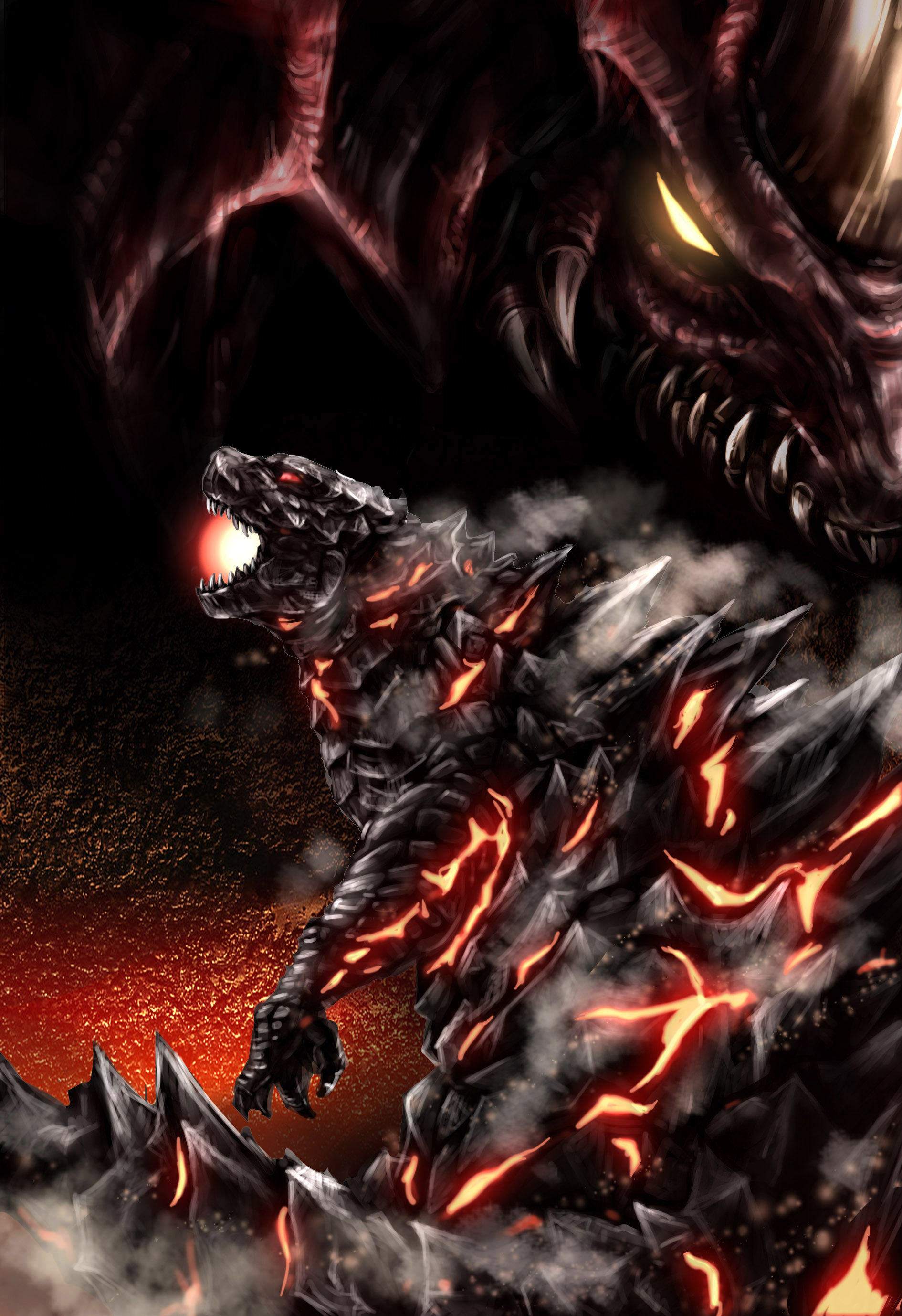 Godzilla 1995 Drawings