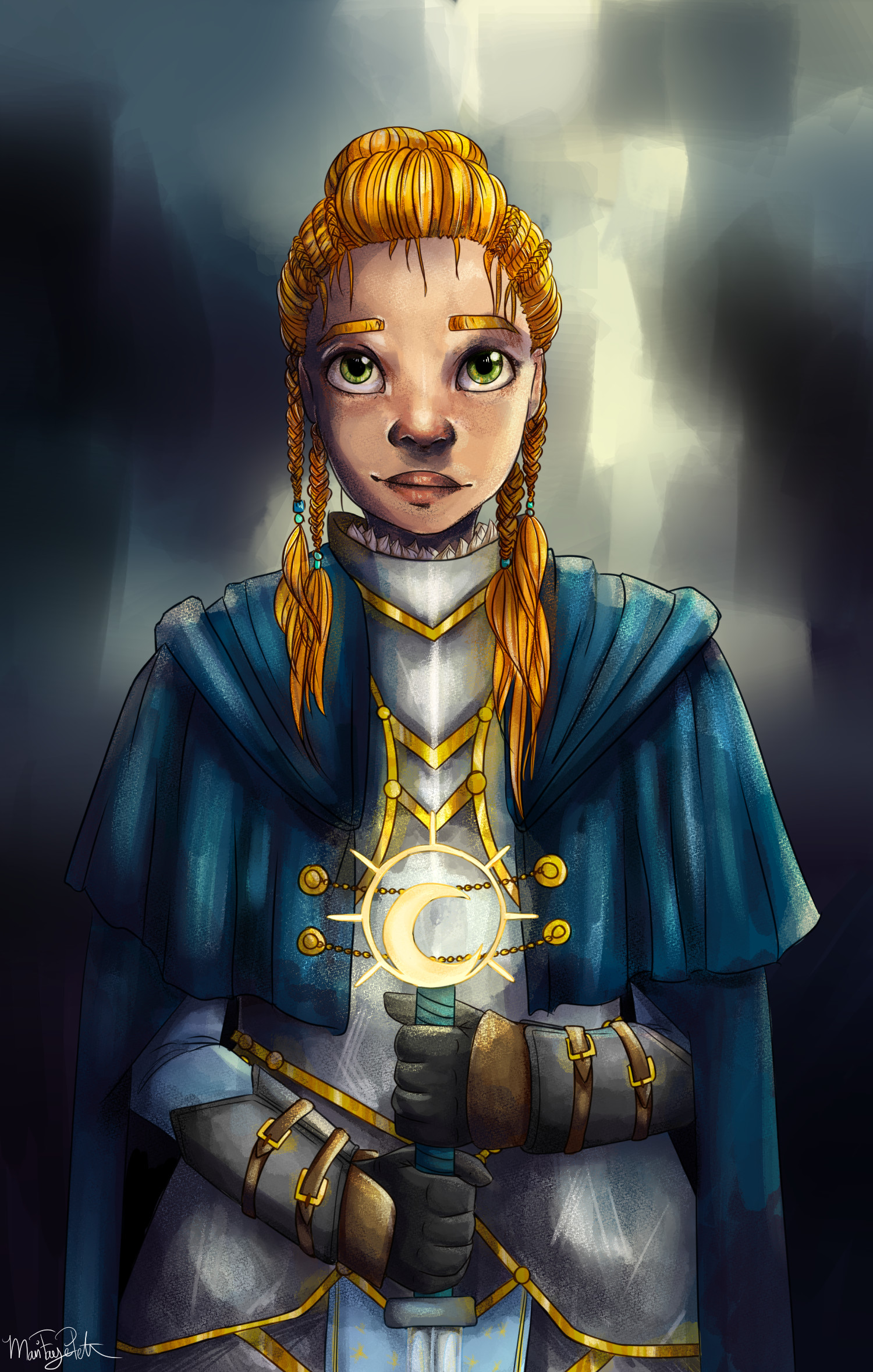 [ART] Aine, cleric of Selune : r/DnD