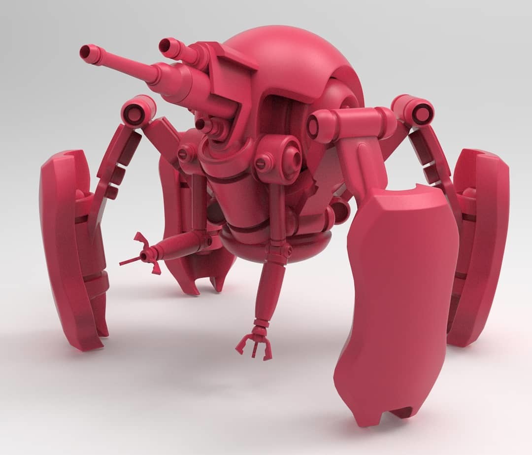 ArtStation - Mecha Walker - WarPig