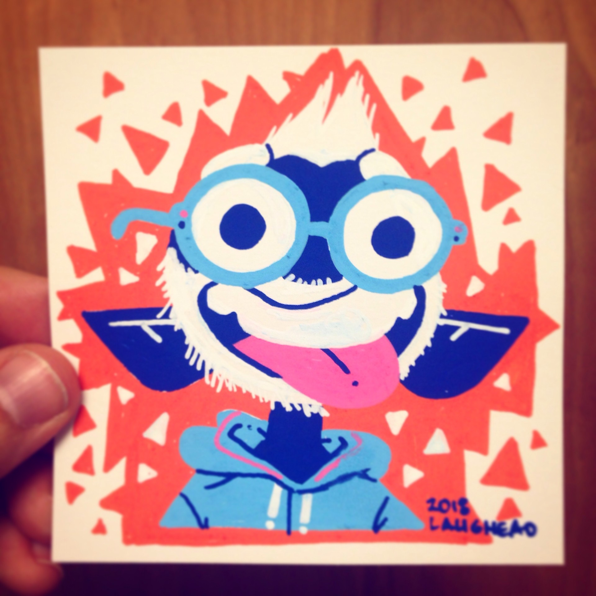 ArtStation - Posca Self Portrait