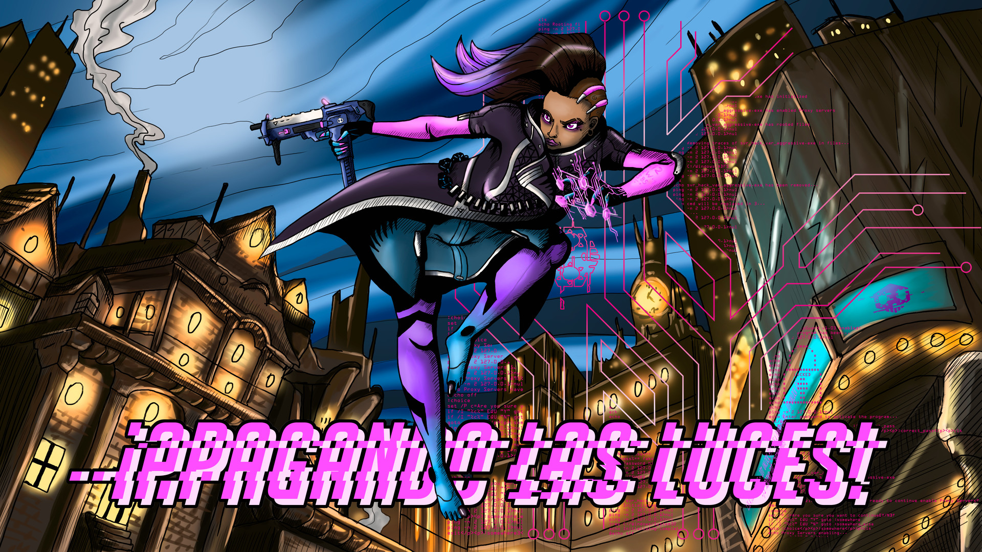 ArtStation - Sombra - Overwatch Fanart