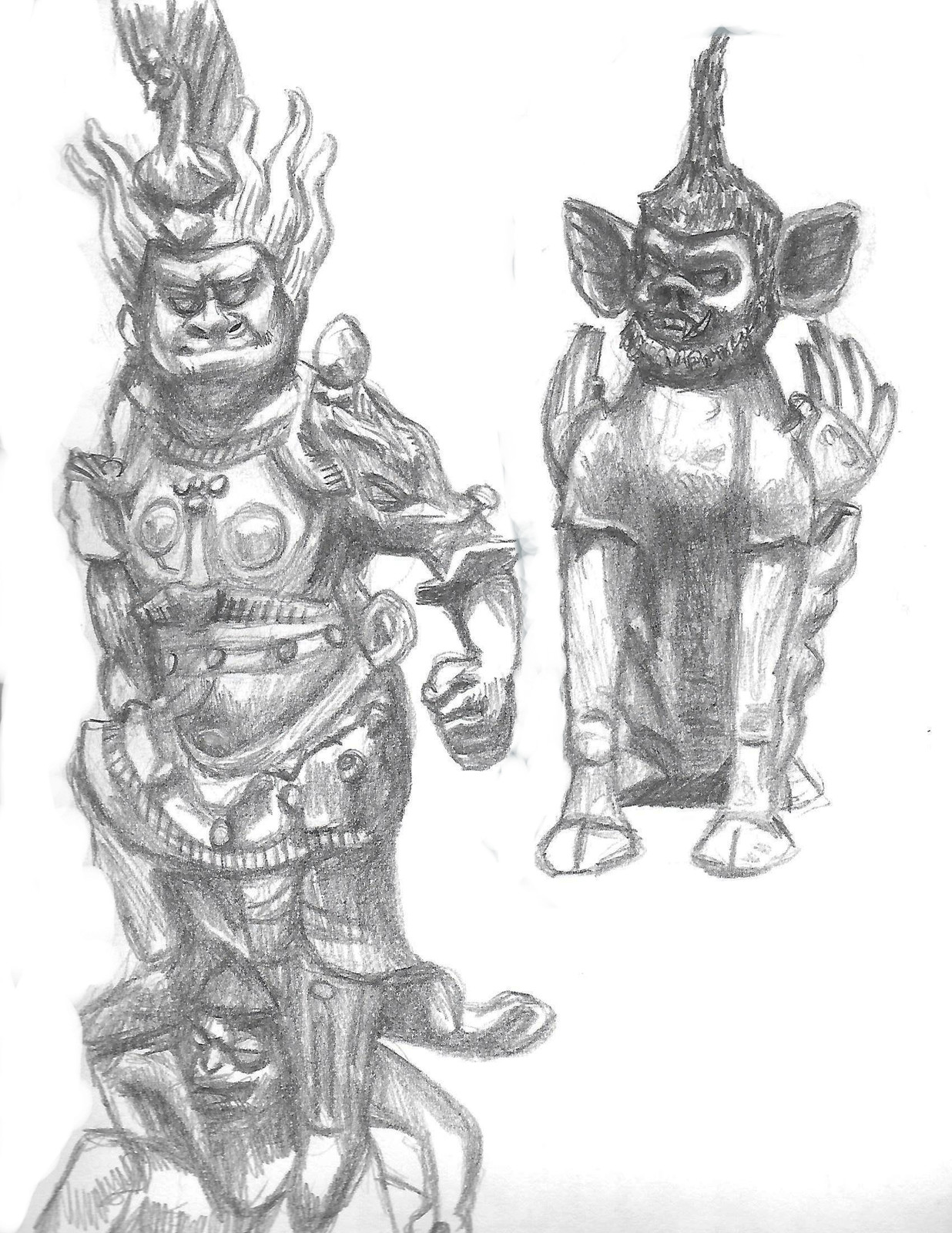 Graham Voss - Burial statues