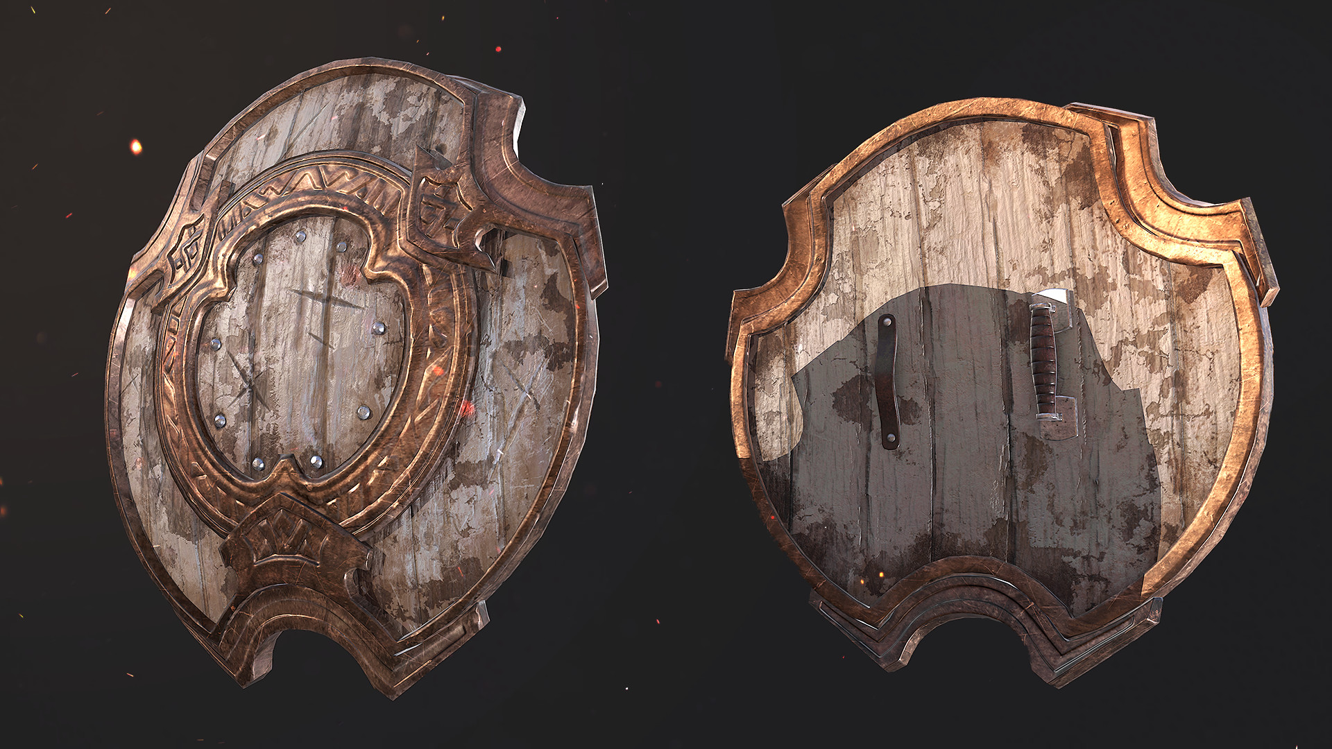 ArtStation - Fantasy Medieval Shield