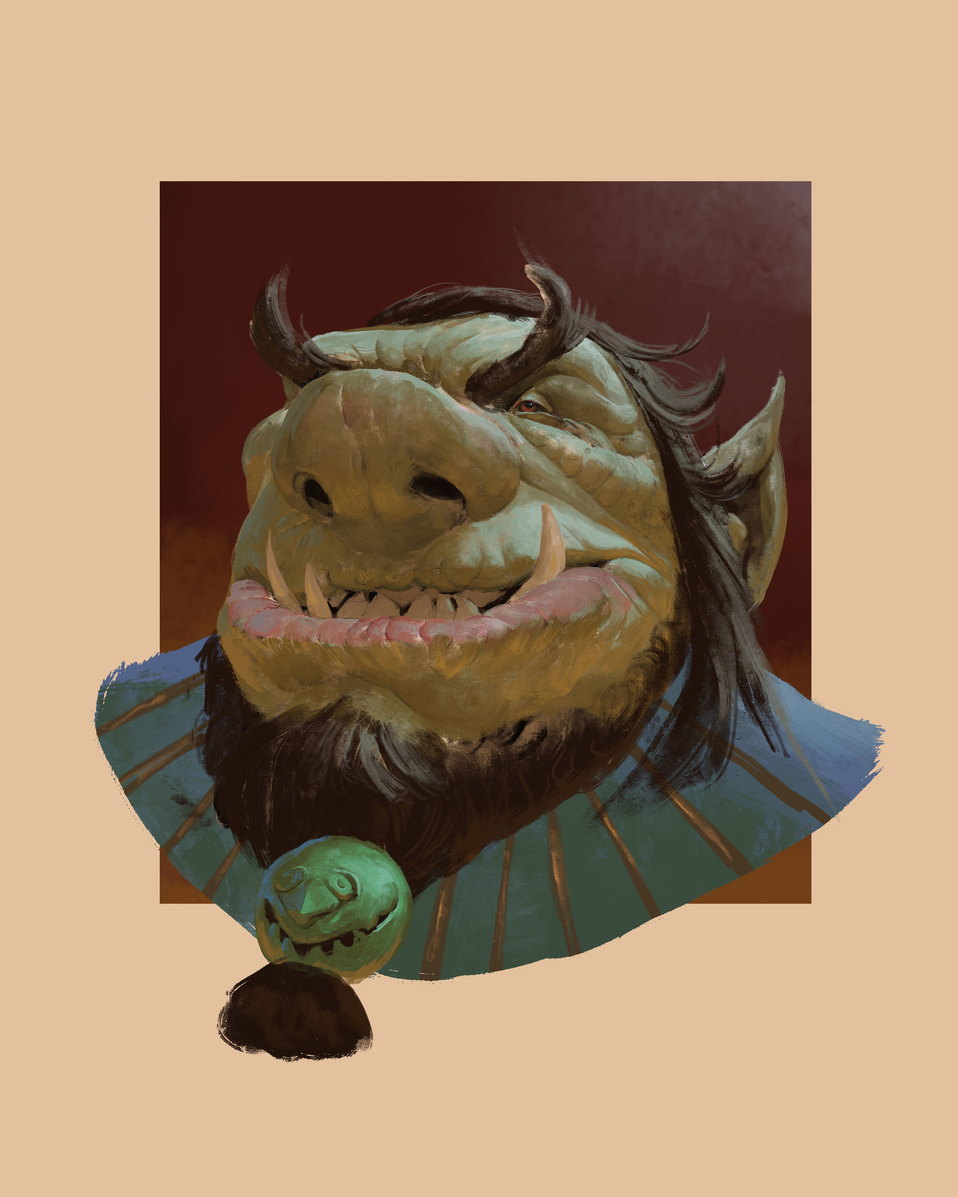 ArtStation - Goblin merchant / Banker