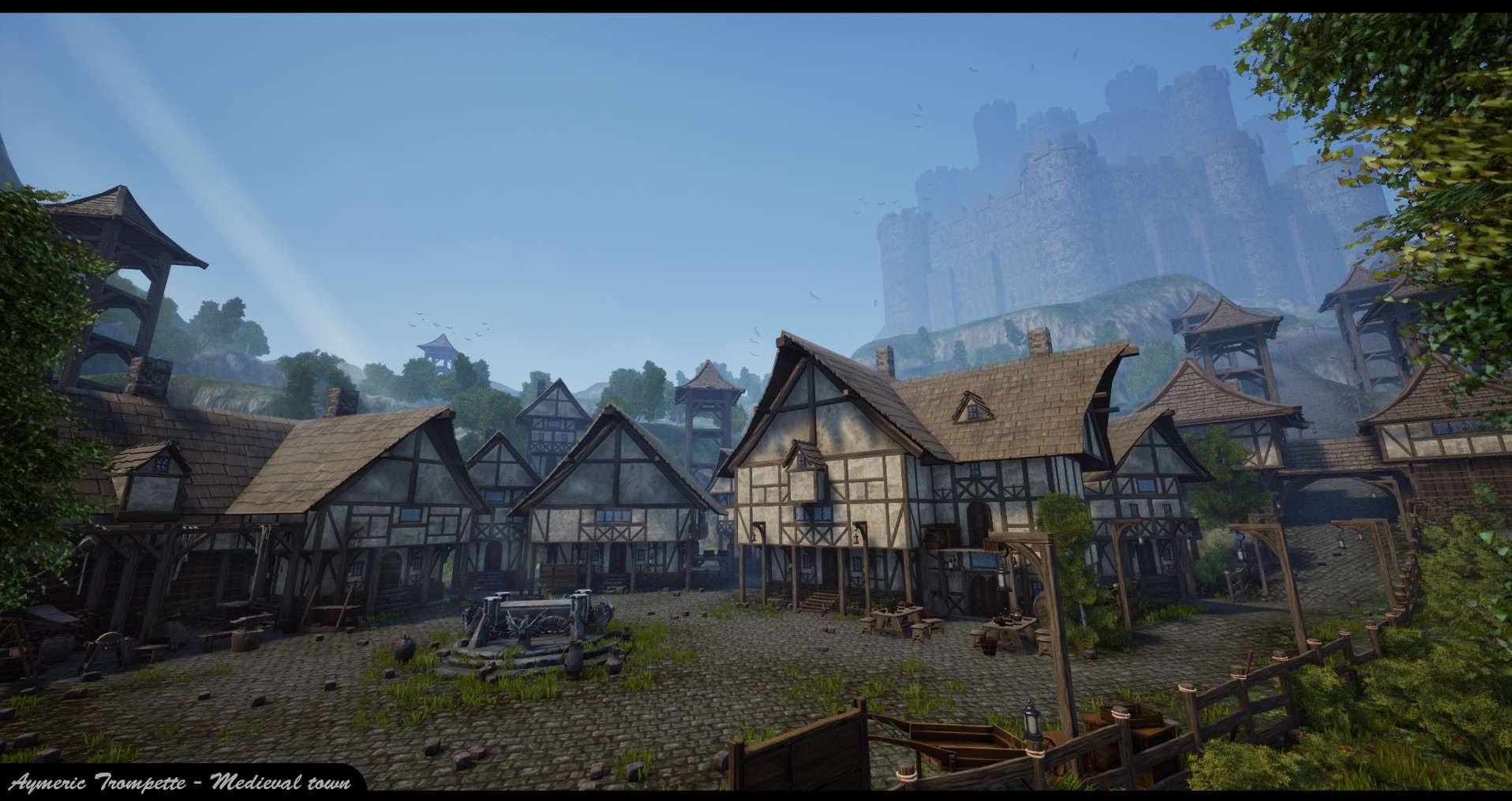 ArtStation - Medieval Town
