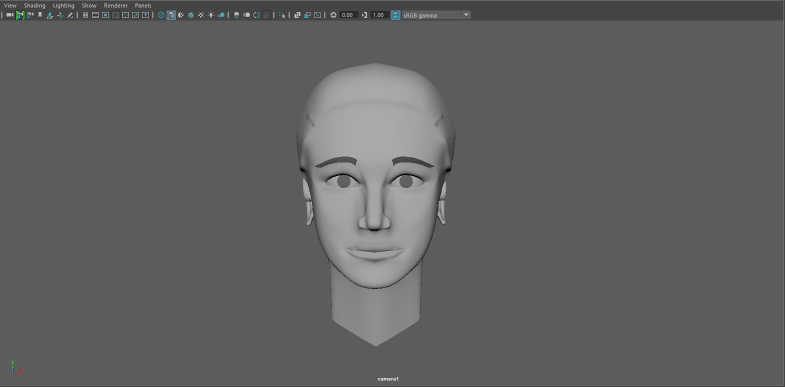 ArtStation - Maya face model