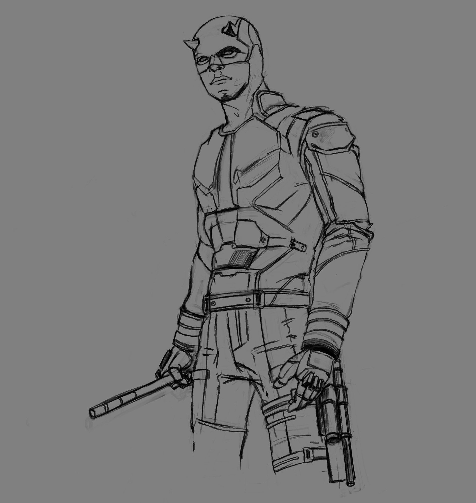 daredevil coloring sheet