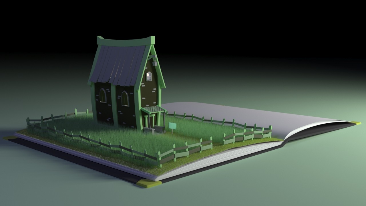 ArtStation - Books are the real 3D modellers