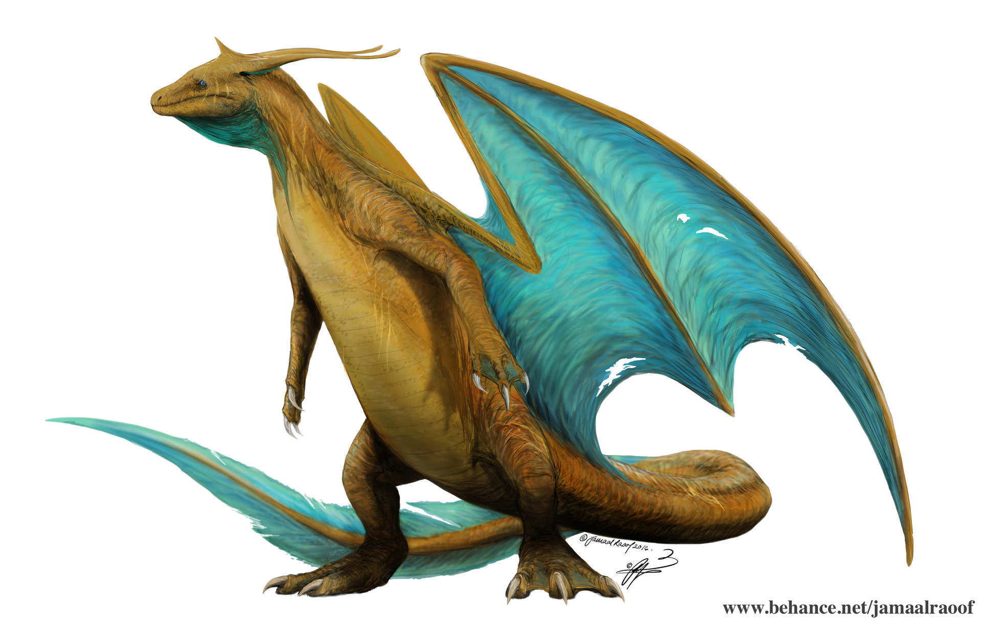 Jamaal Raoof - Realistic Dragonite 1