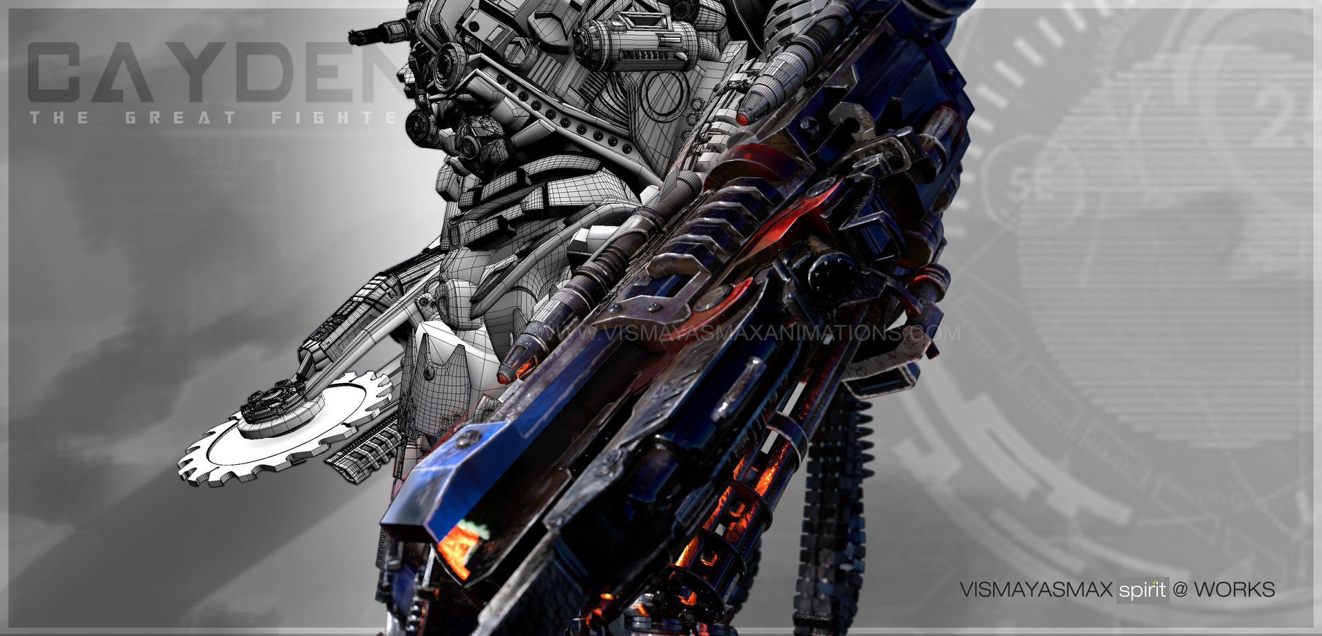 Vismayasmax Animations - Heavy Character Design Cayden - Digital 3D ...