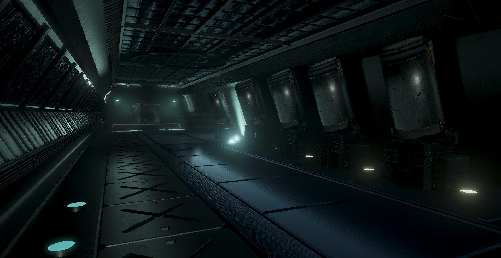 ArtStation - Spaceship Corridor