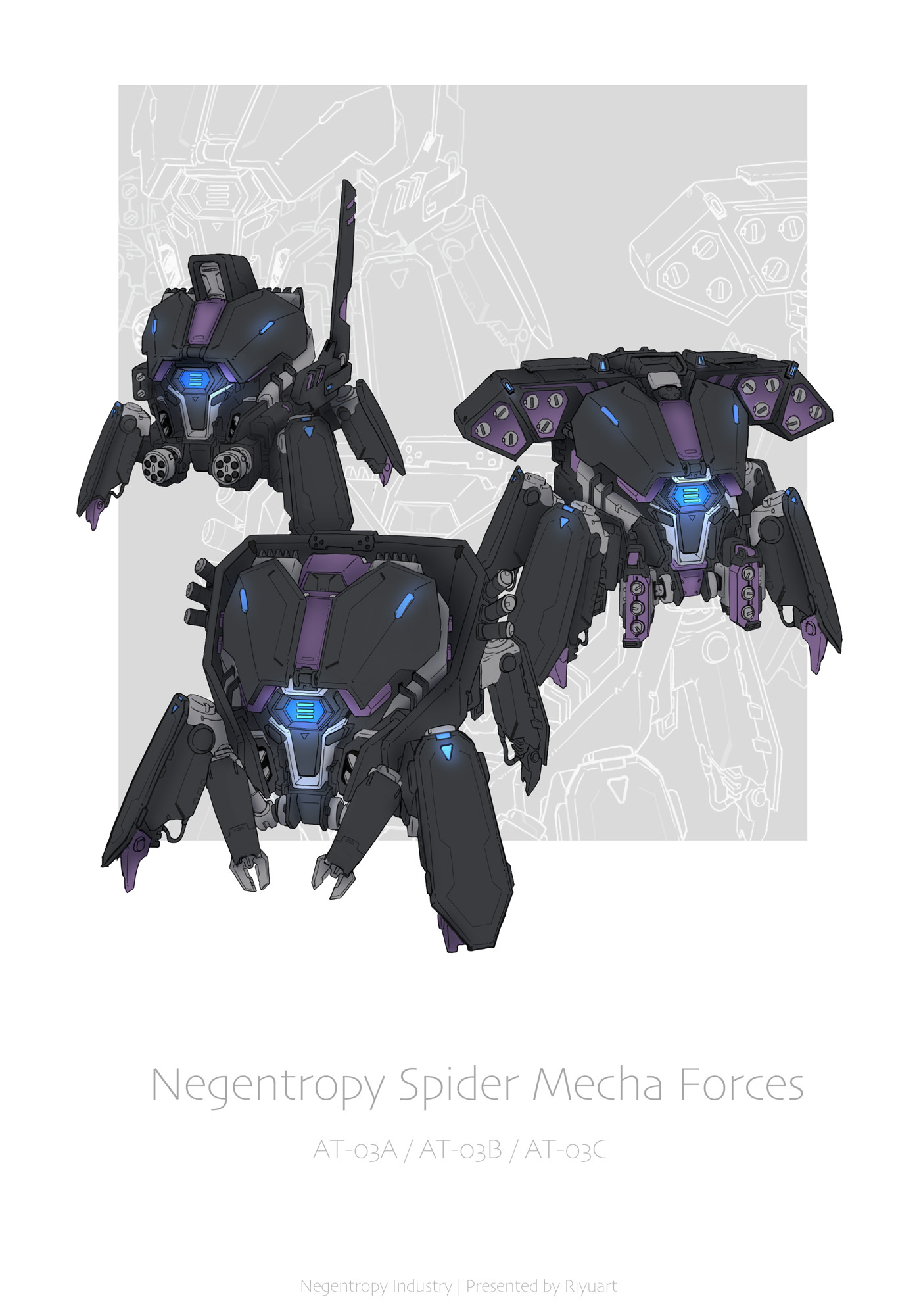 ArtStation - spider robots