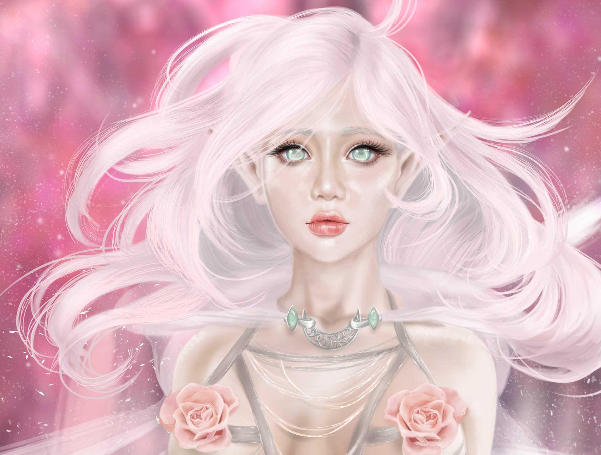 ArtStation - Luna Moth Girl