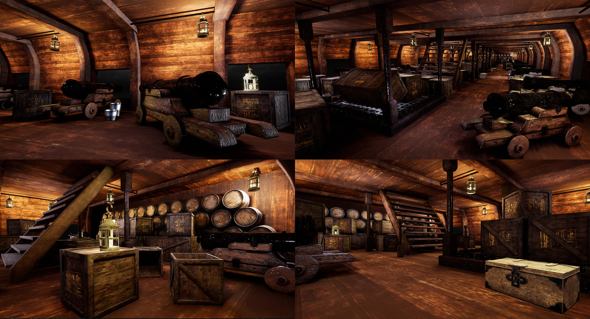 zichu yang - Pirate Ship Cabin