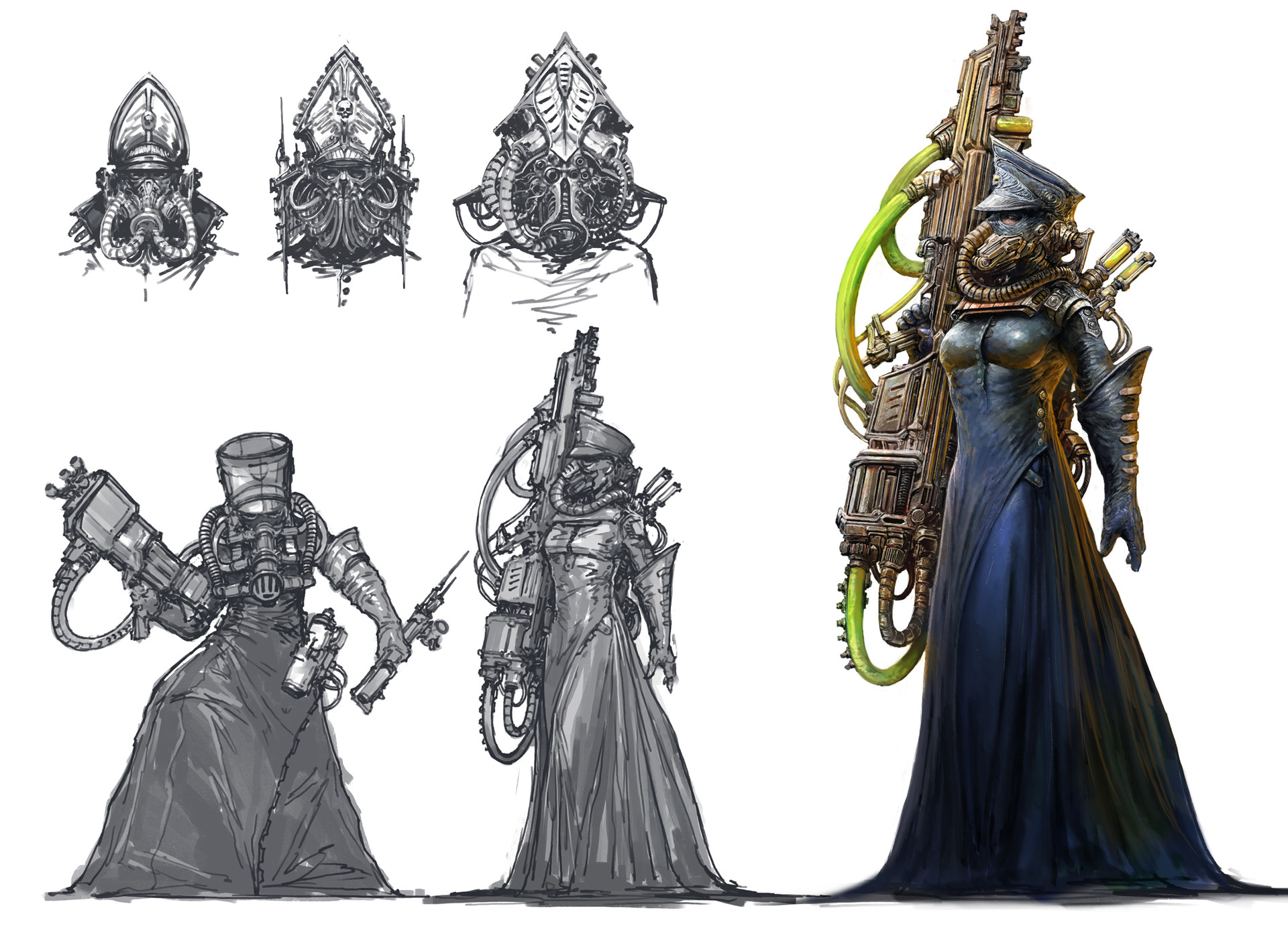 Alex Boca - Character concepts and rough ideas