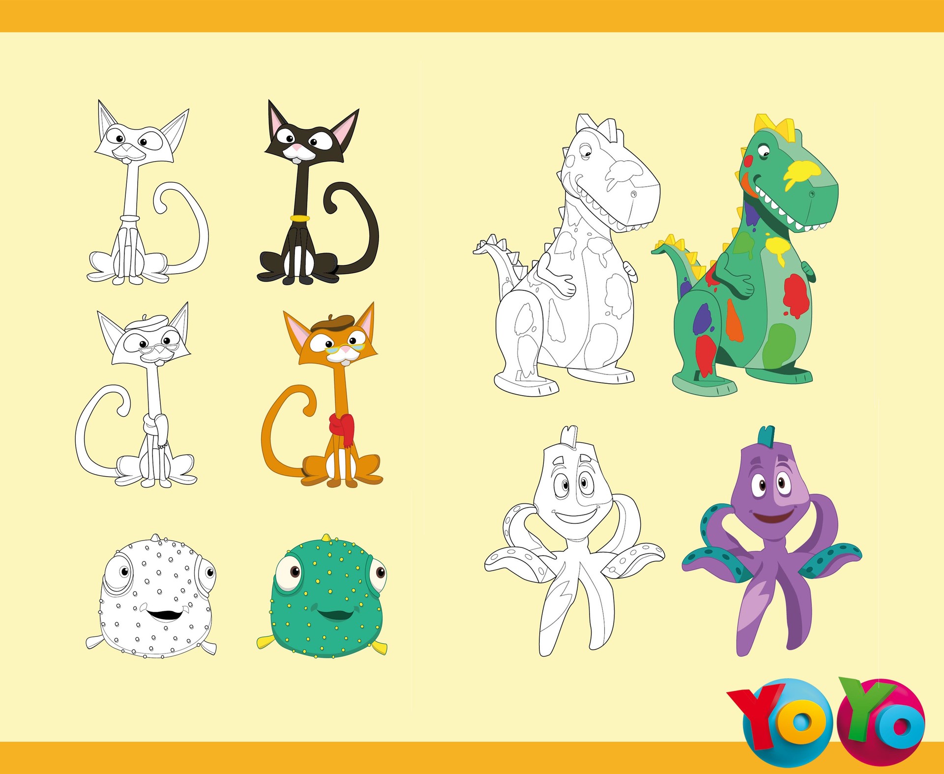 Leonardo Ligustri - YoYo Tv Series - Vectorial Artwork for Licensing Products