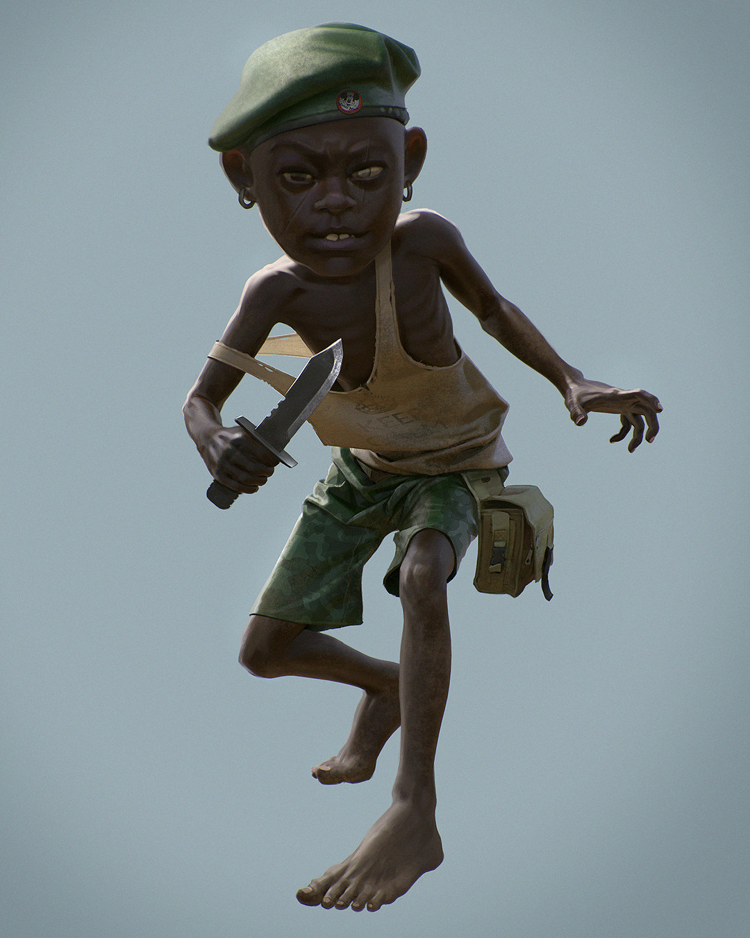 ArtStation - A Child Soldier