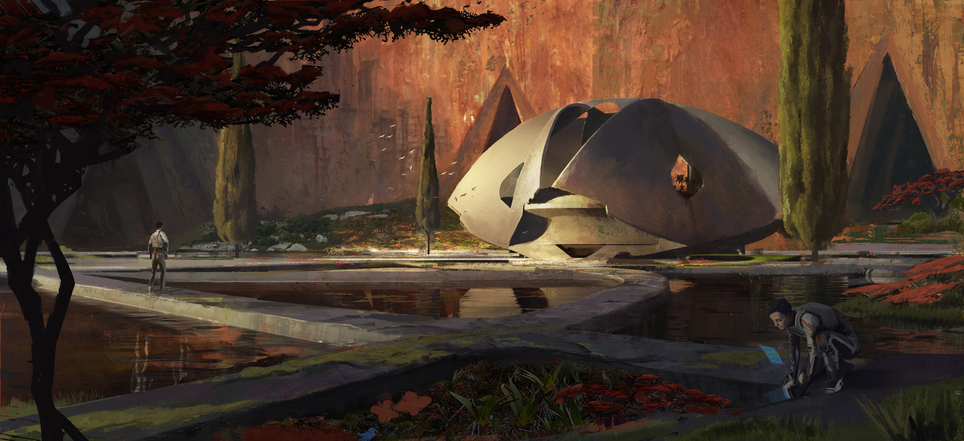 ArtStation - Forbidden Planet; Dr. Morbeus's House (EXT)