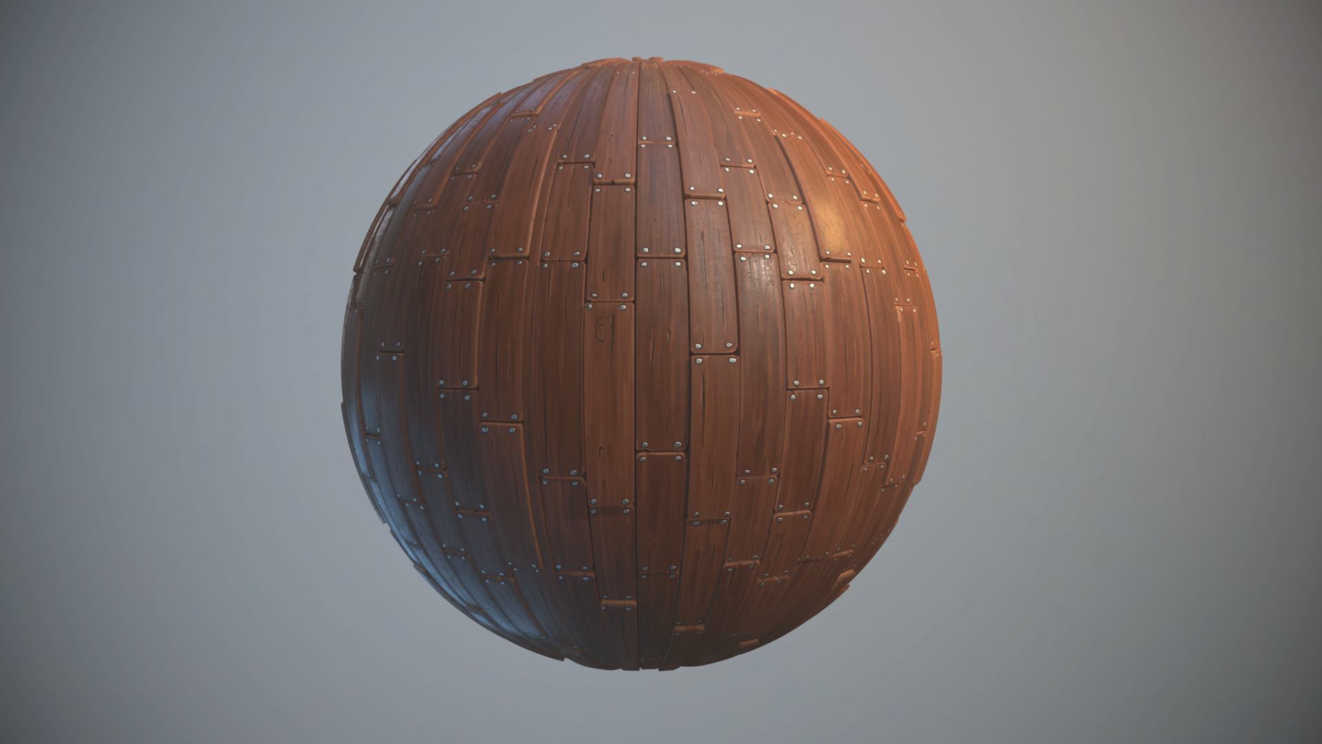 ArtStation - Stylized Wood Planks - PBR Render Ball Material