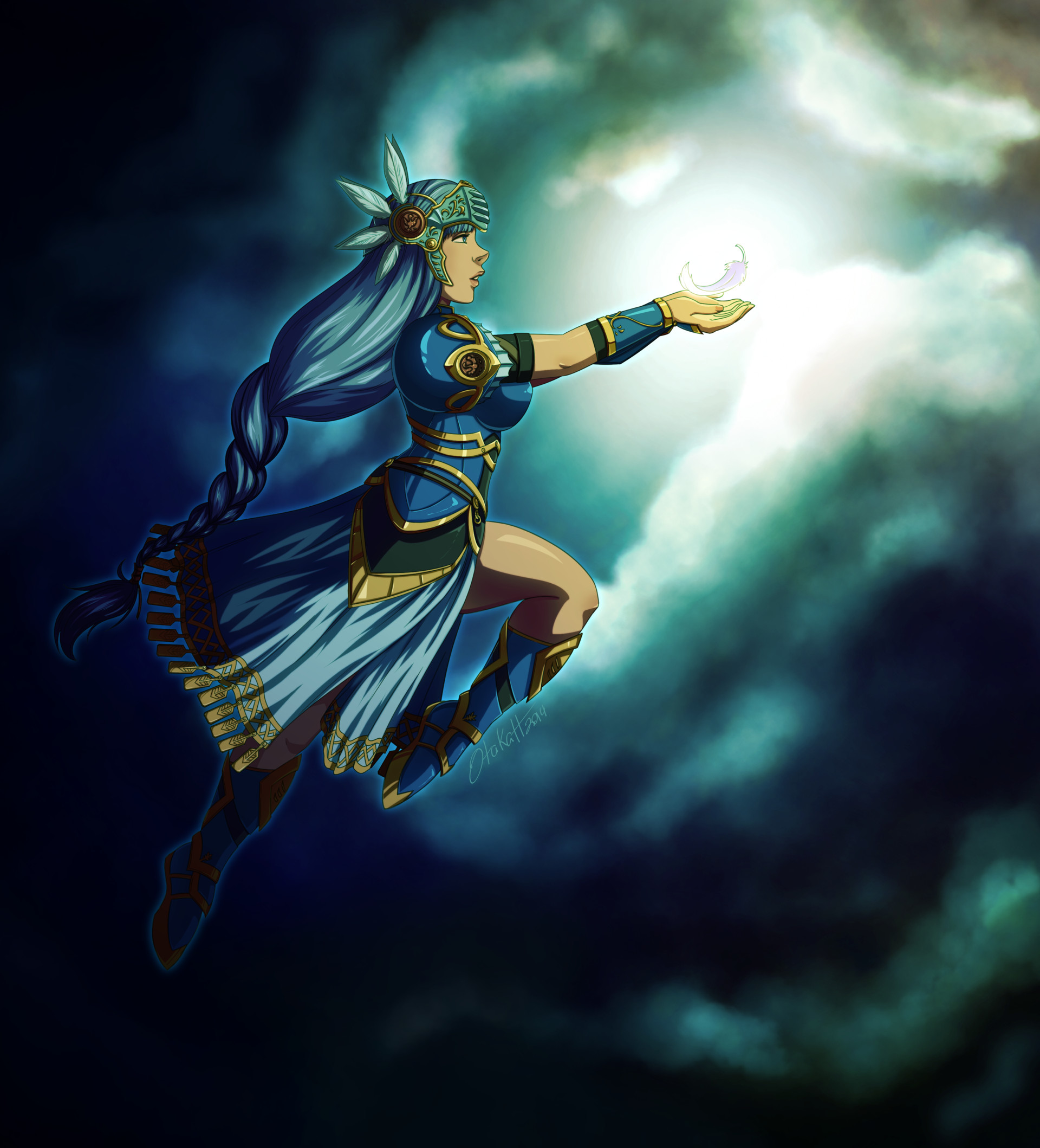 ArtStation - Valkyrie Profile - Lenneth, 2014