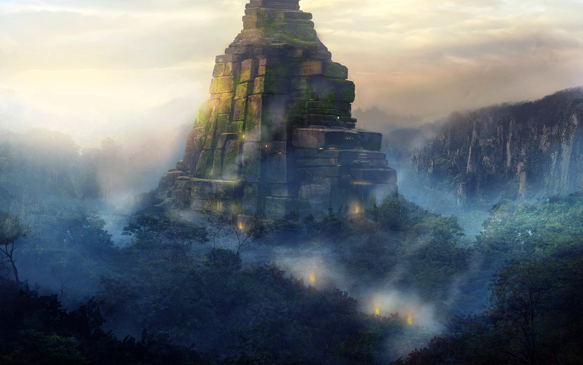 ArtStation - Forest temple