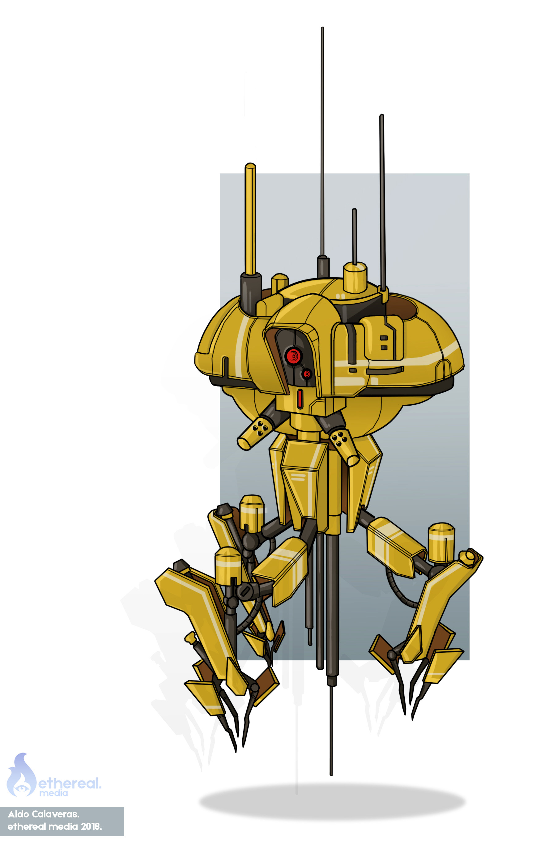 ArtStation - Builder robot concept art